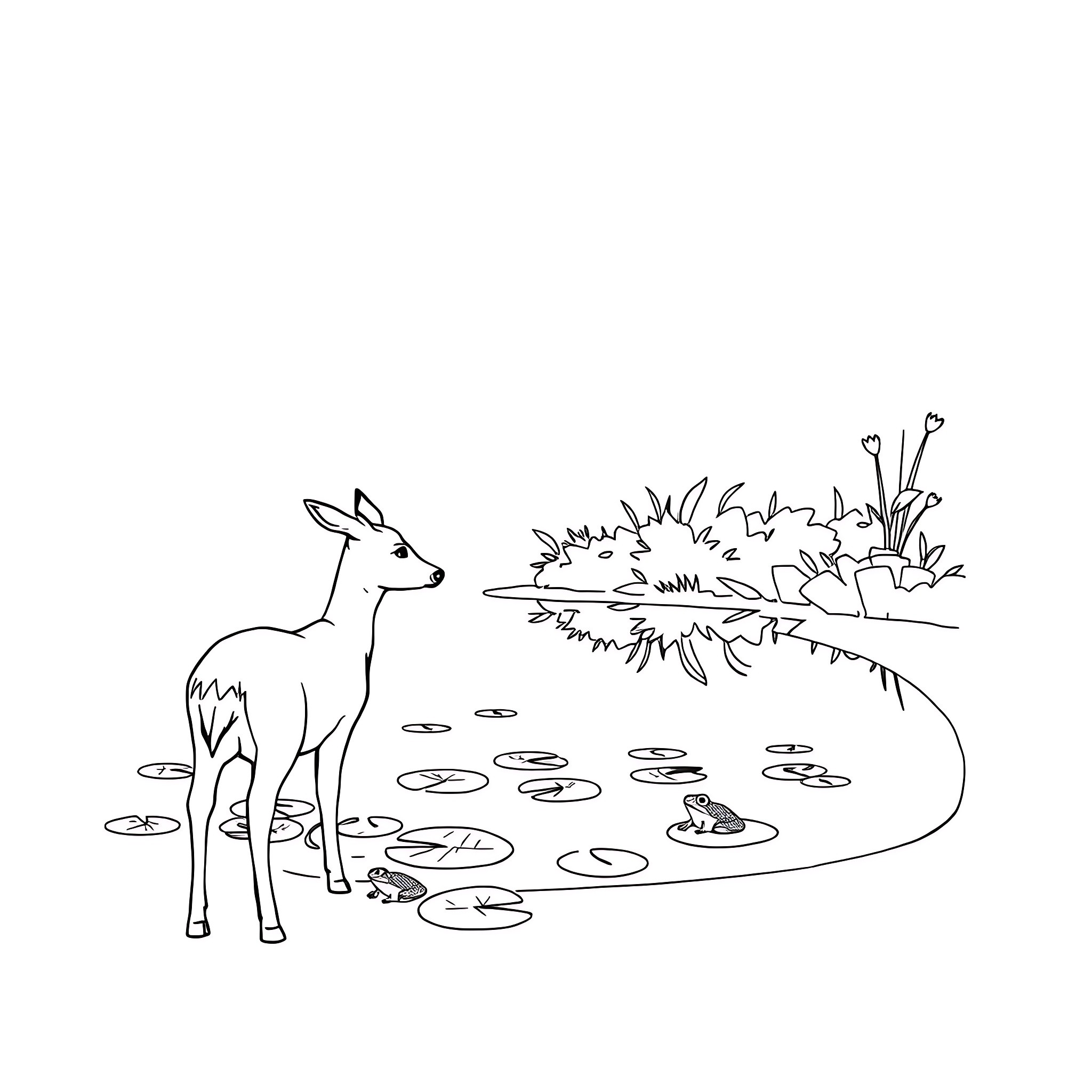 Best Deer Coloring Pages (Free Printable PDF)