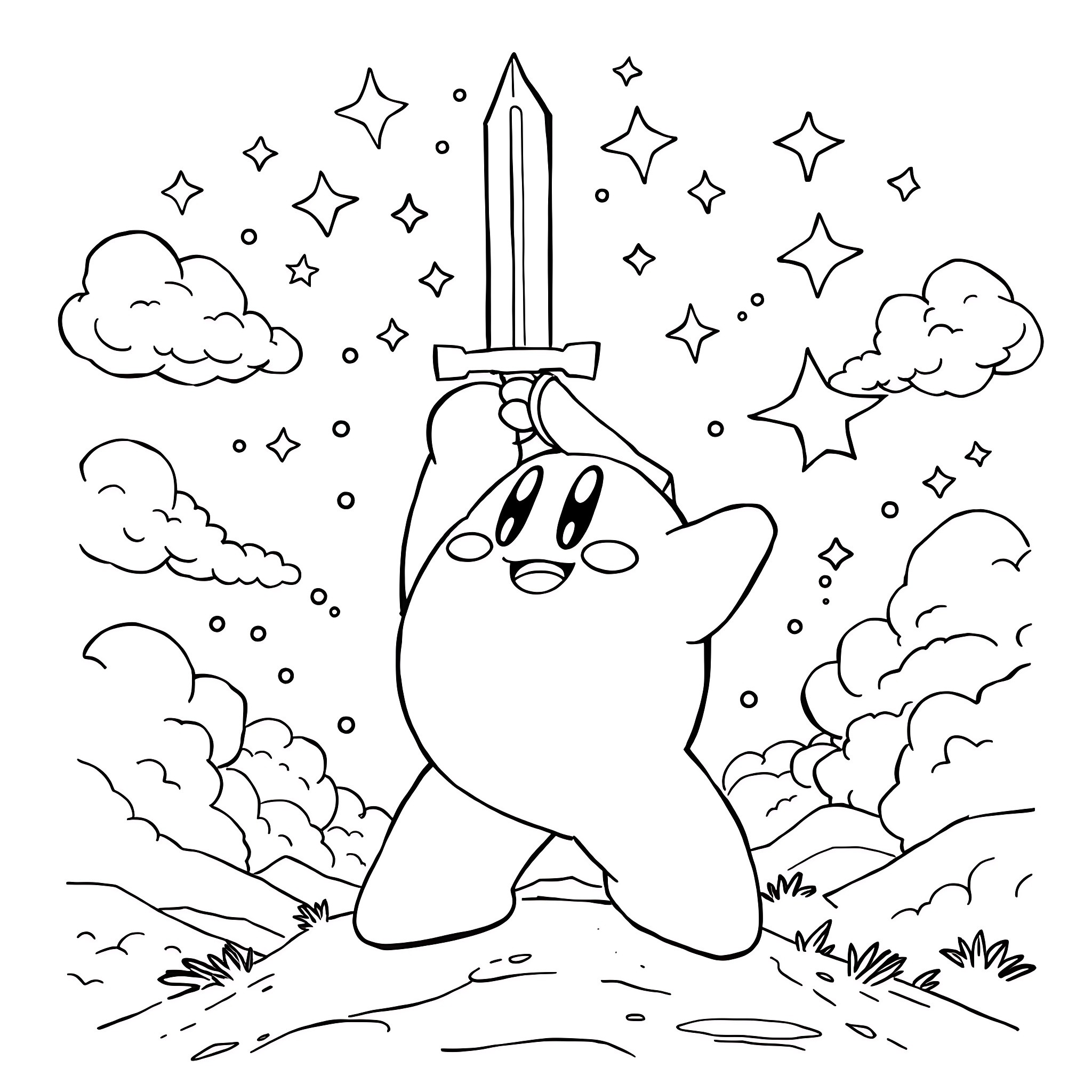 Best Kirby Coloring Pages (Free Printable PDF)