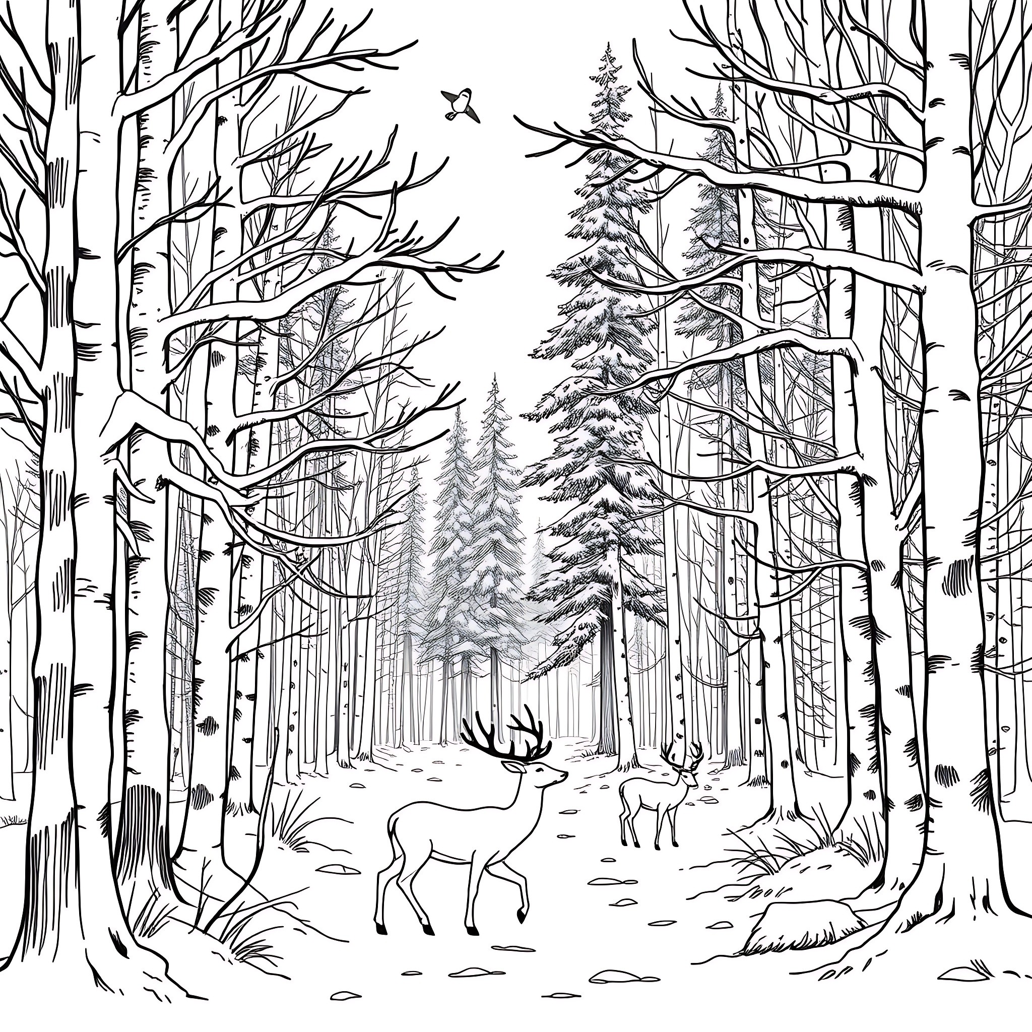 Best Snow Coloring Pages (Free Printable PDF)