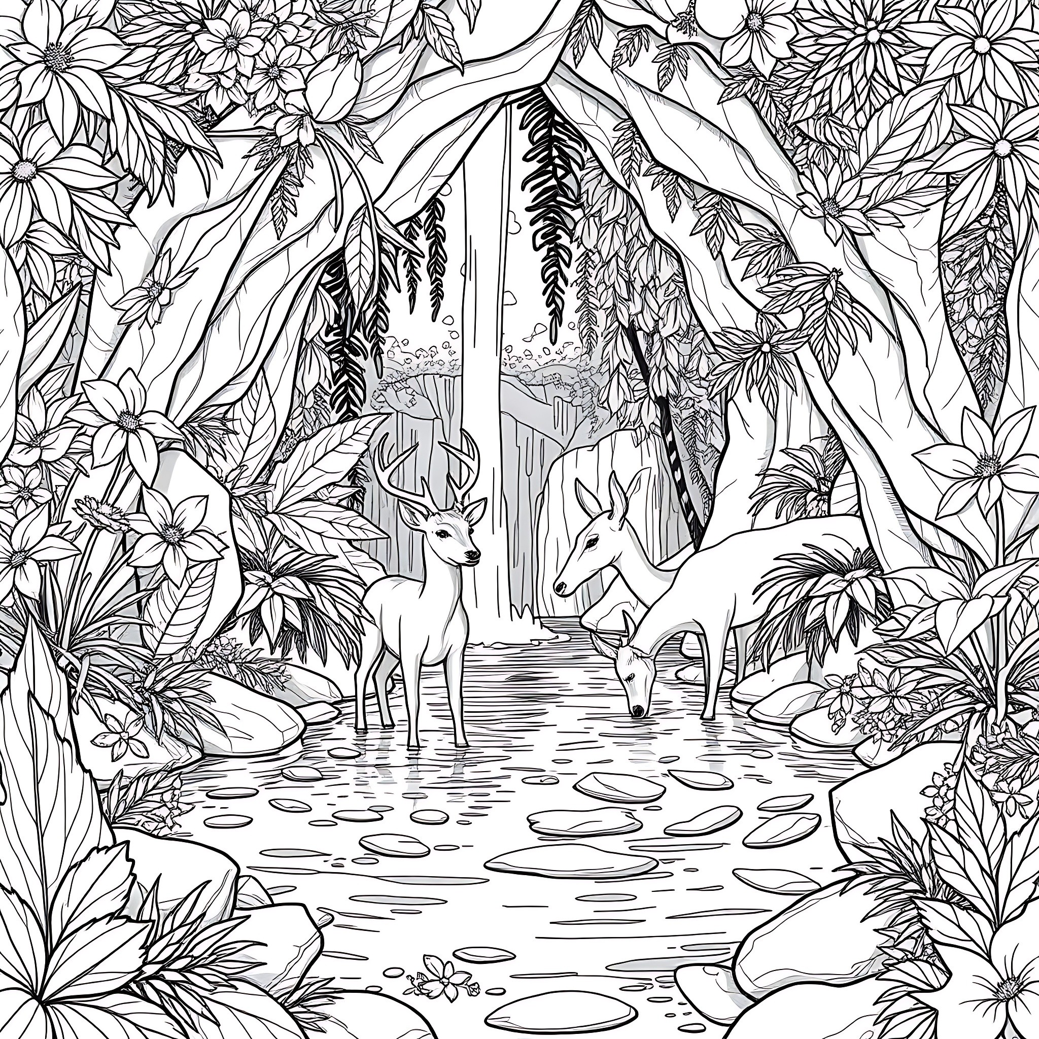 126 Best Nature Coloring Pages (Free Printable PDFs)