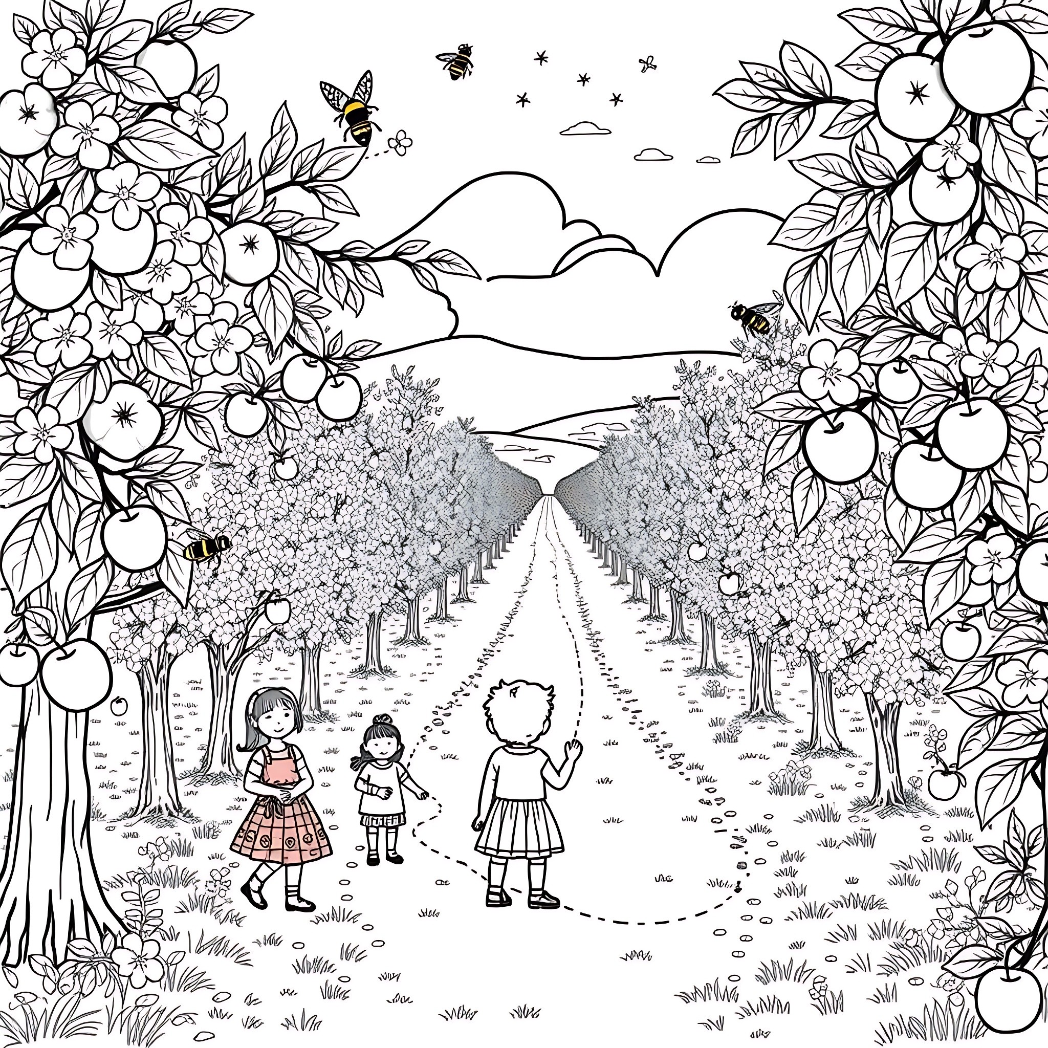 Best Nature Coloring Pages (Free Printable PDF)