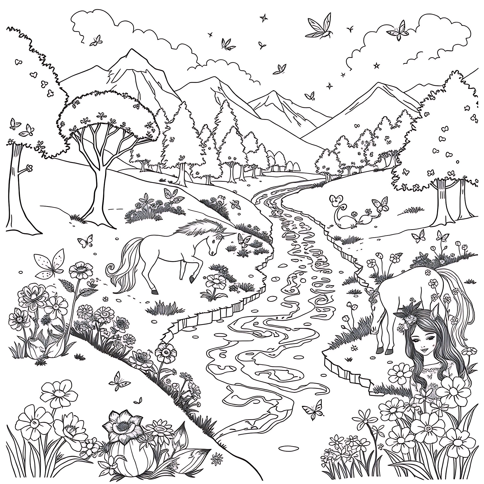 Best Line Coloring Pages (Free Printable PDF)