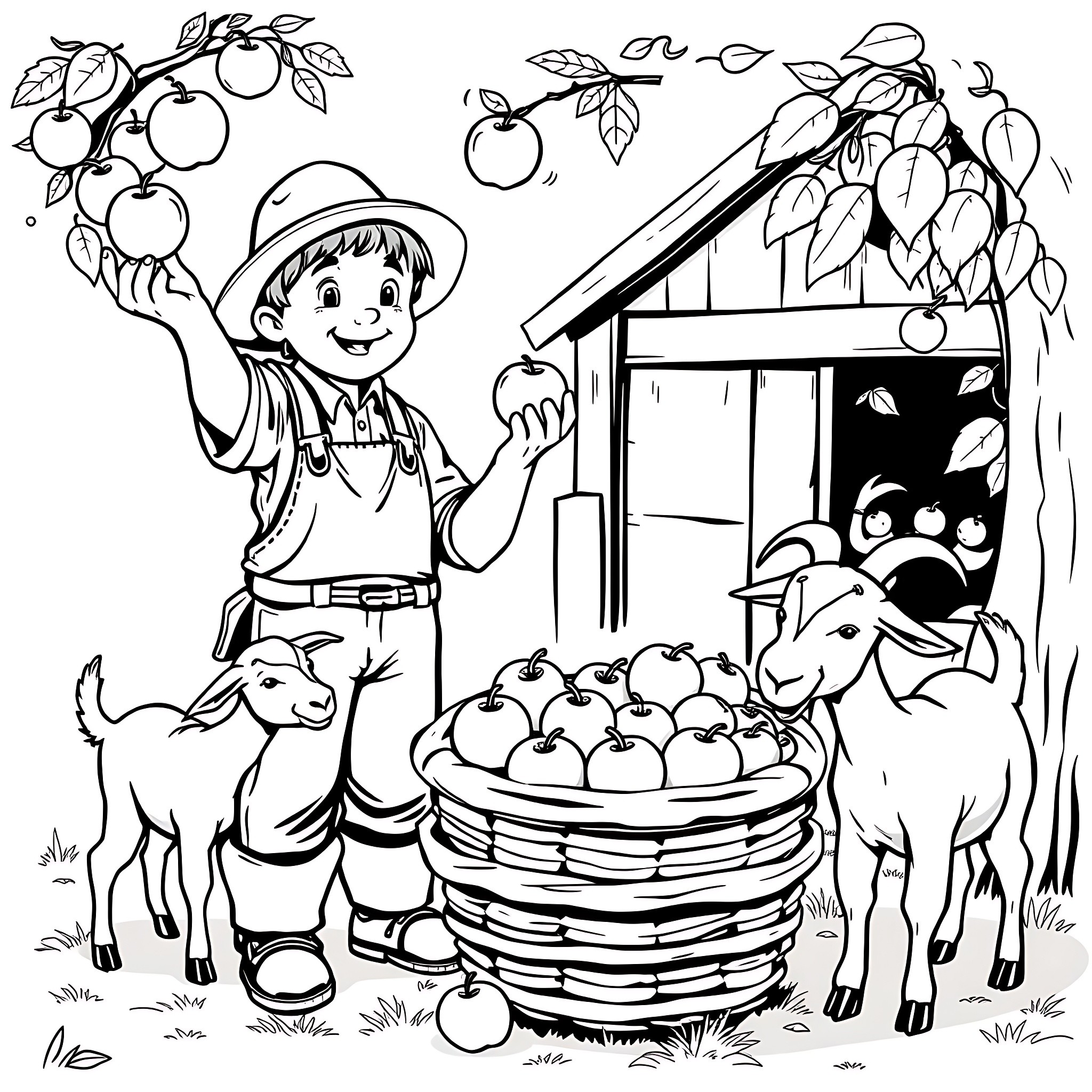 208 Best Apple Coloring Pages (Free Printable PDFs)