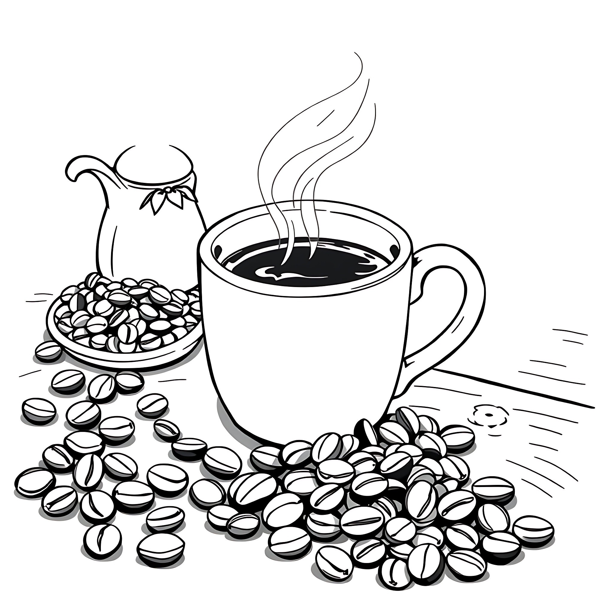 53 Best Coffee Coloring Pages (Free Printable PDFs)