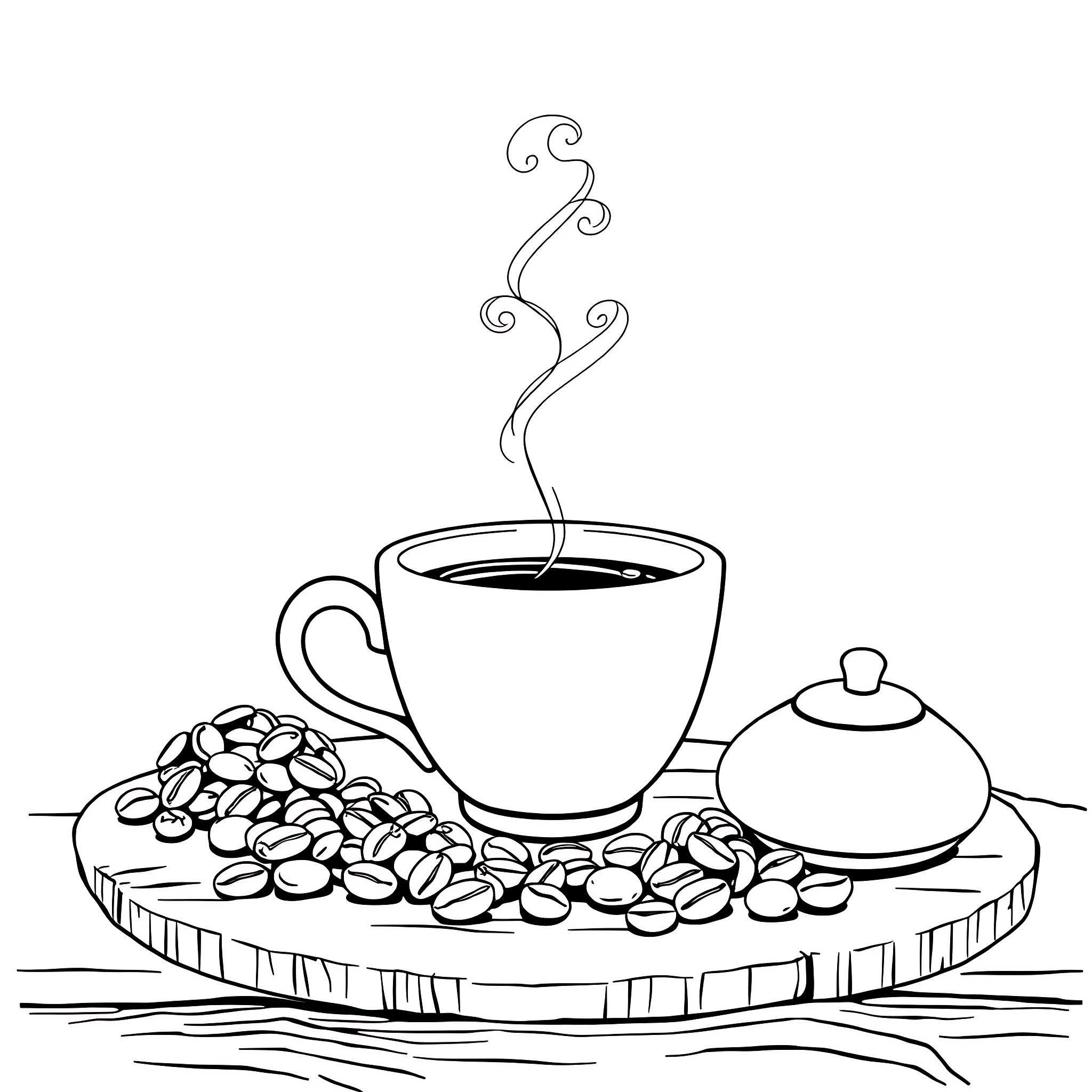 53 Best Coffee Coloring Pages (Free Printable PDFs)