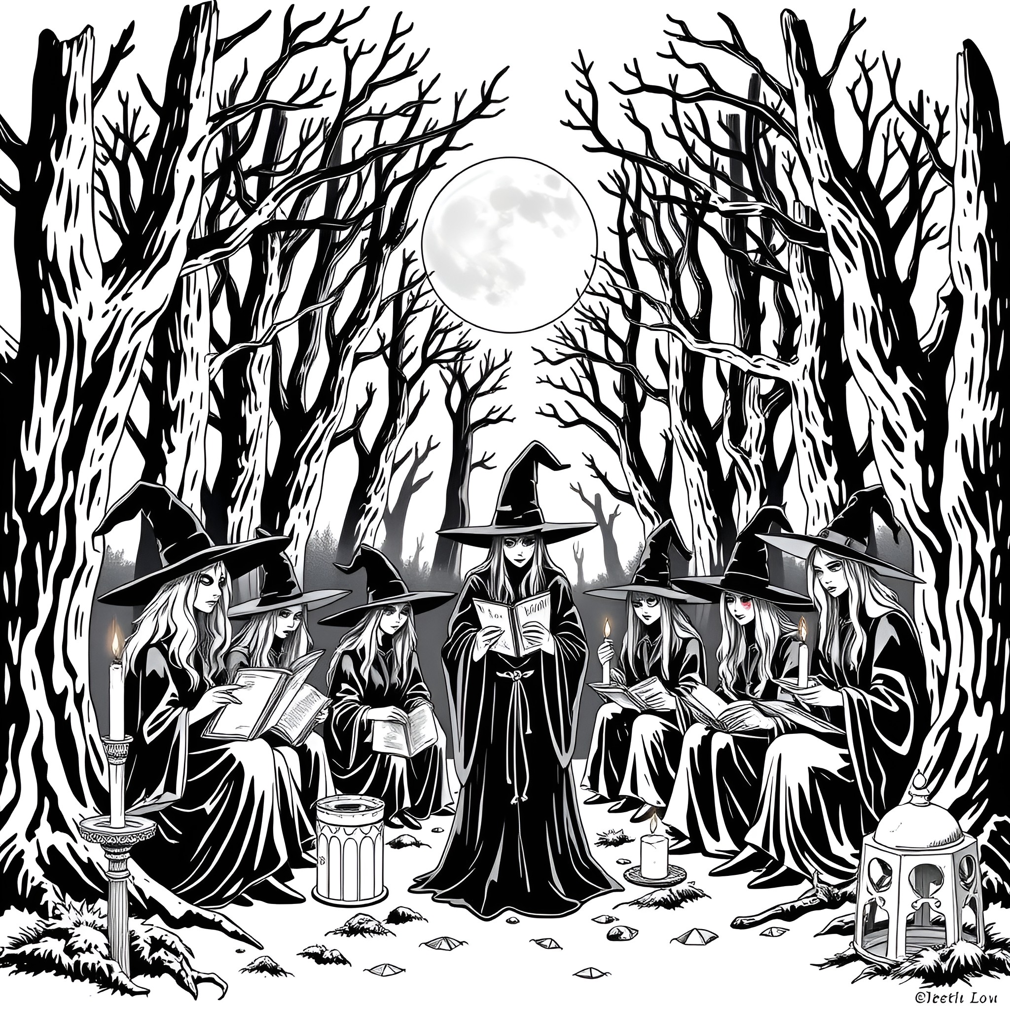 233 Best Witch Coloring Pages (Free Printable PDFs)