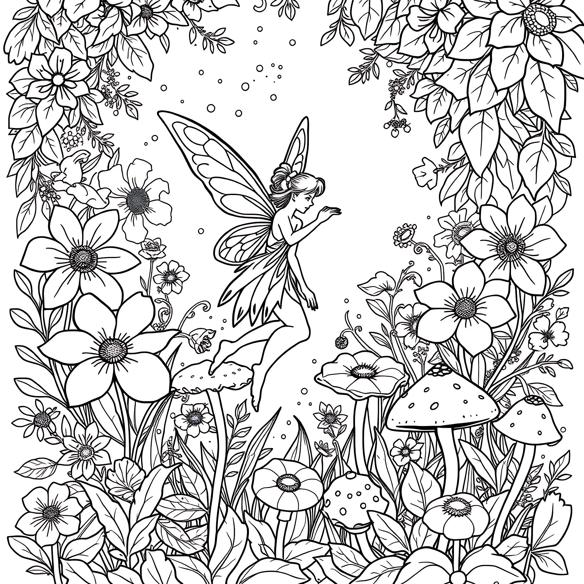 13 Best Faerie Coloring Pages (Free Printable PDFs)