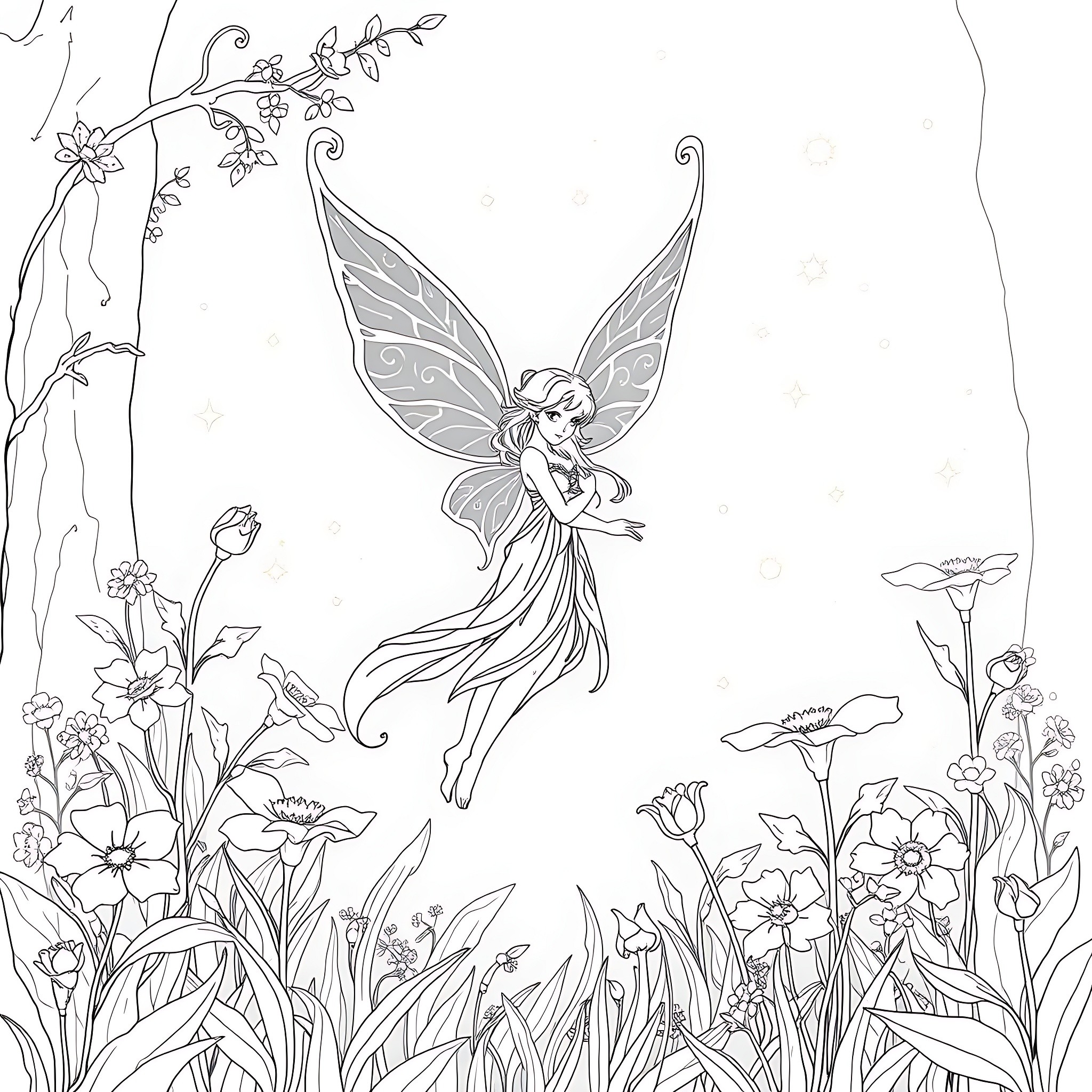 Best Fae Coloring Pages (Free Printable PDF)