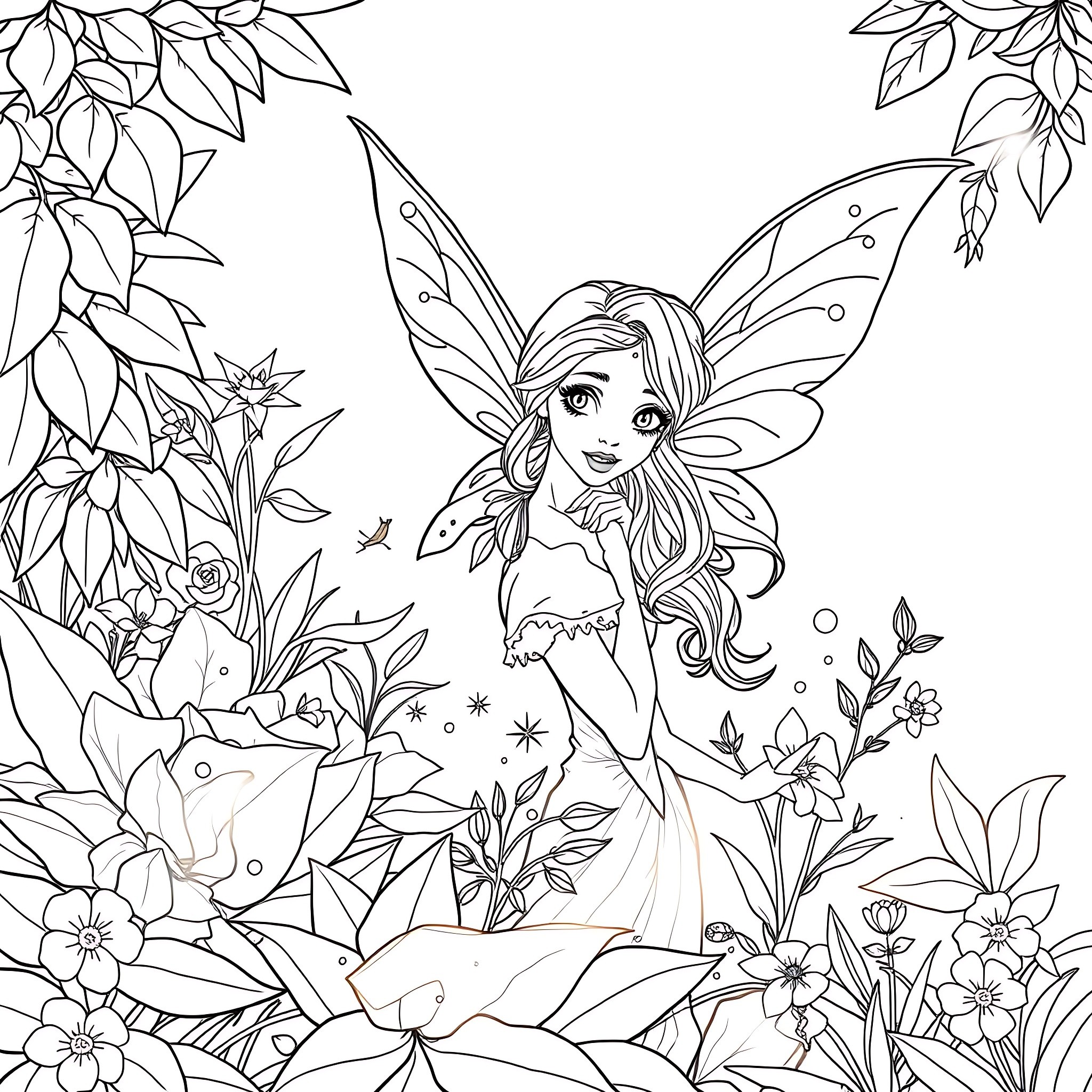 Best Fae Coloring Pages (Free Printable PDF)