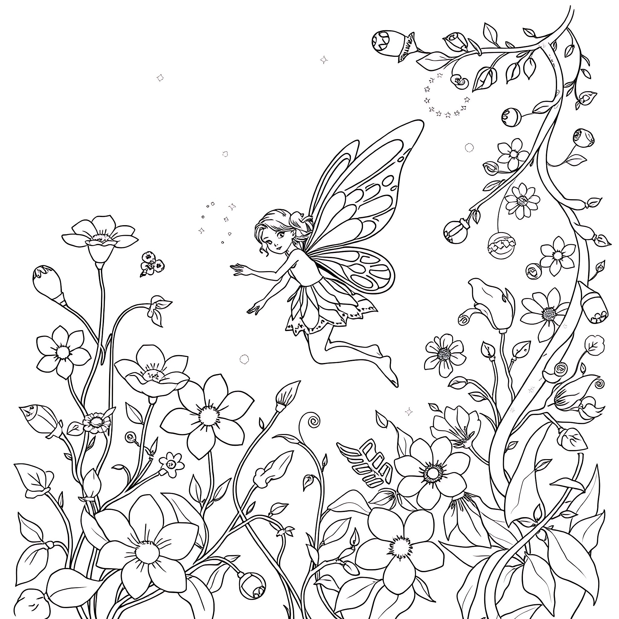 Best Fae Coloring Pages (Free Printable PDF)