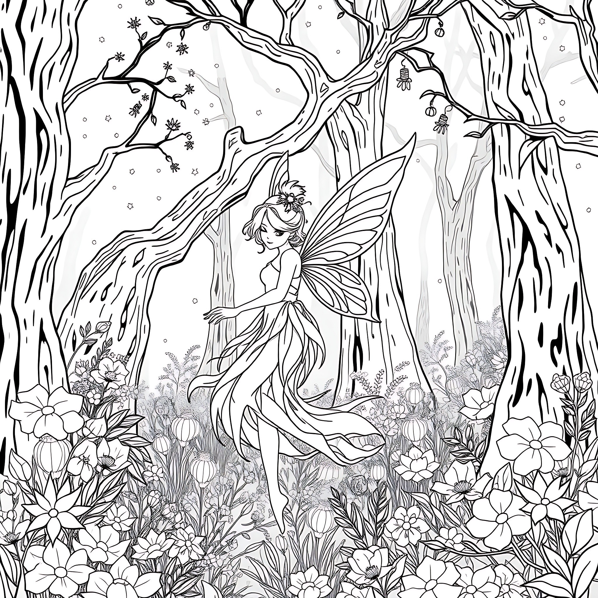 Best Fae Coloring Pages (Free Printable PDF)