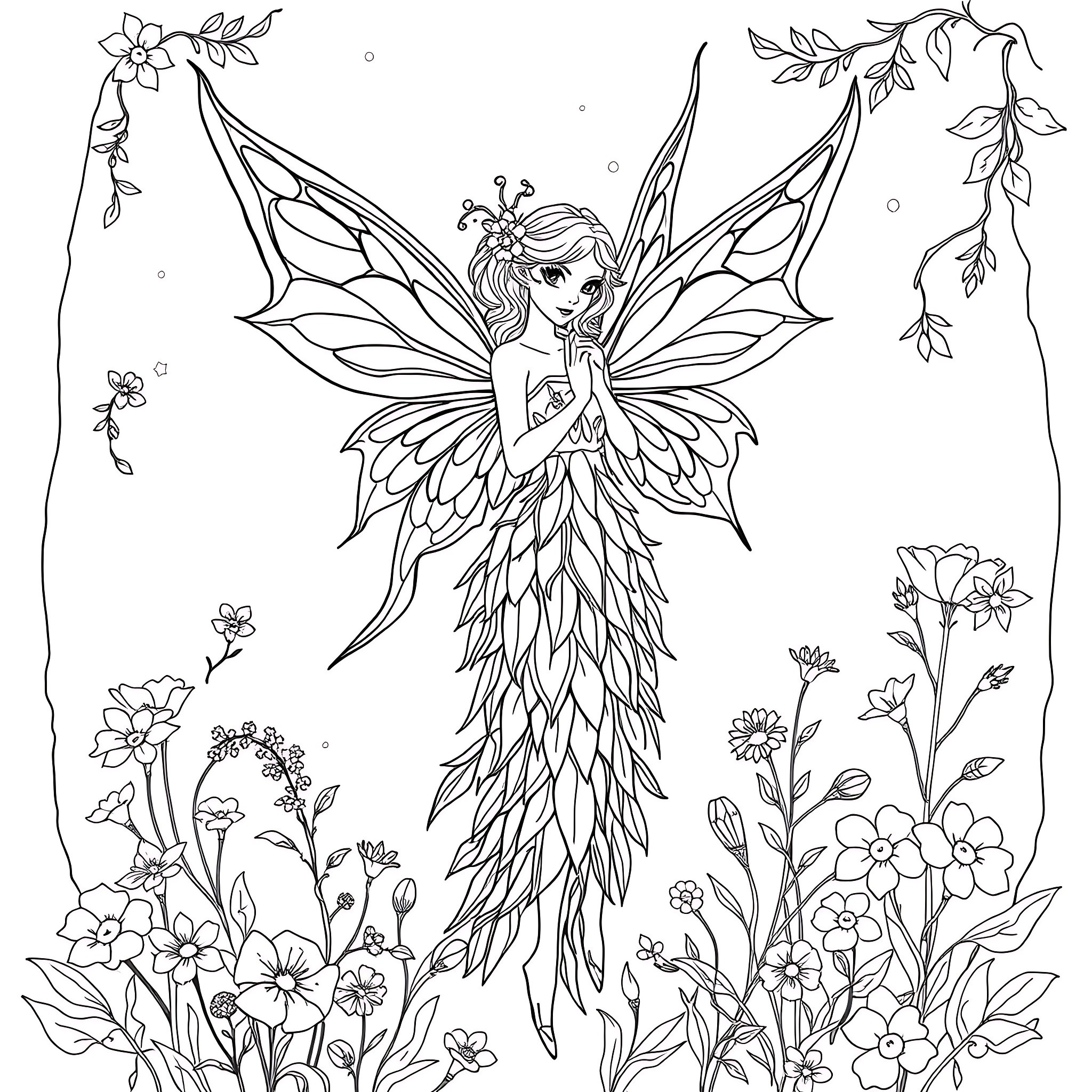 Best Fae Coloring Pages (Free Printable PDF)