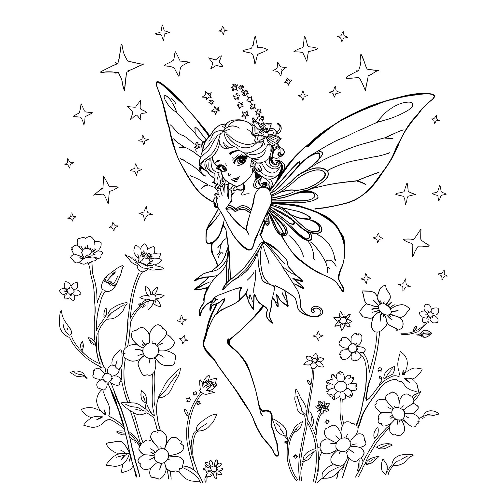 Best Fae Coloring Pages (Free Printable PDF)