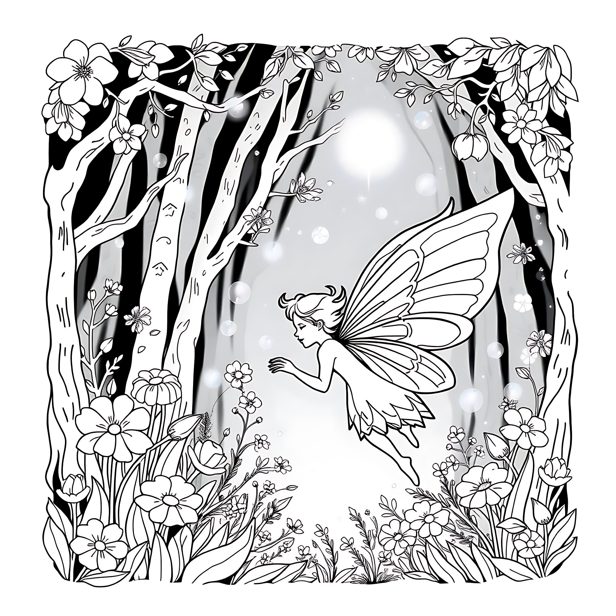 Best Fae Coloring Pages (Free Printable PDF)