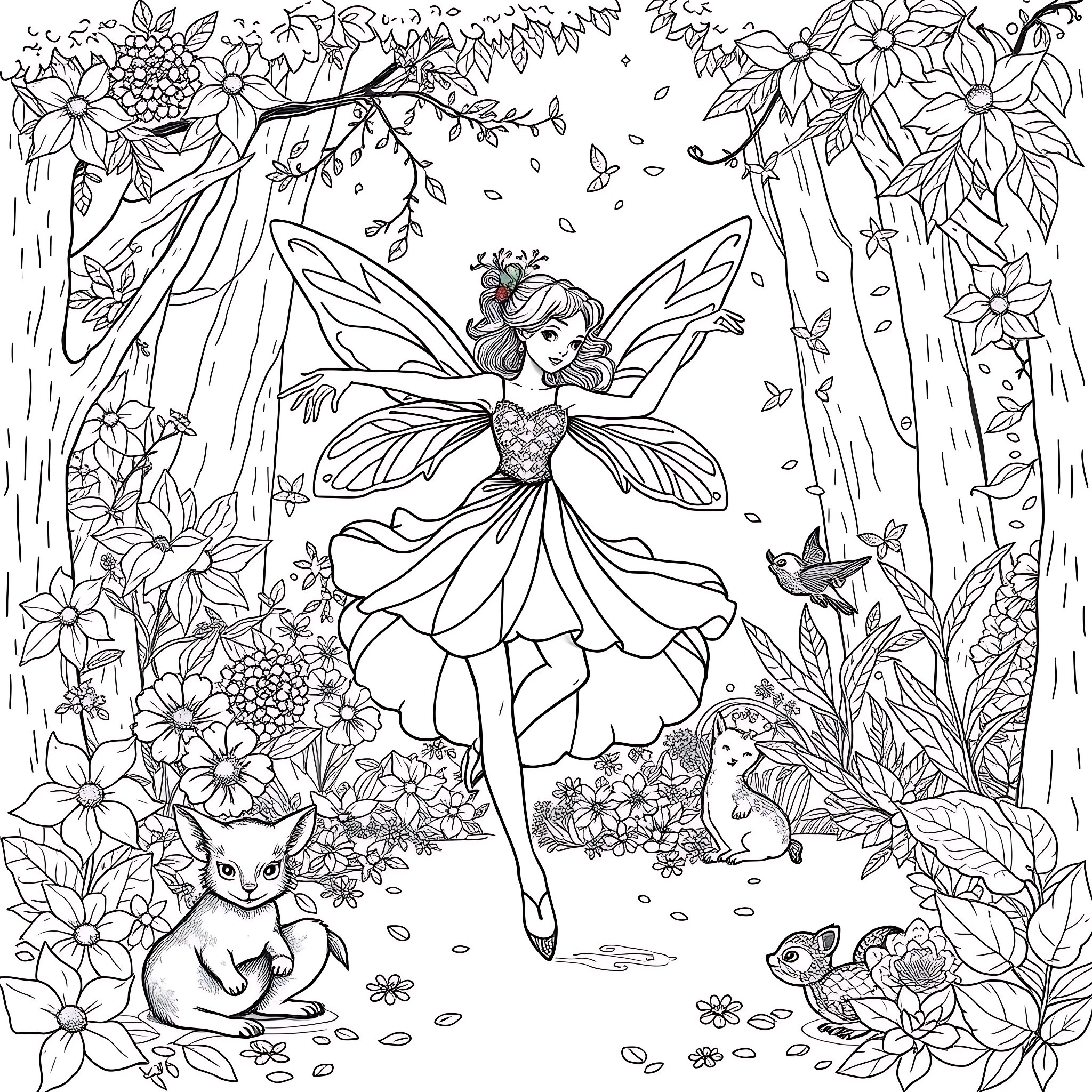 Best Fae Coloring Pages (Free Printable PDF)
