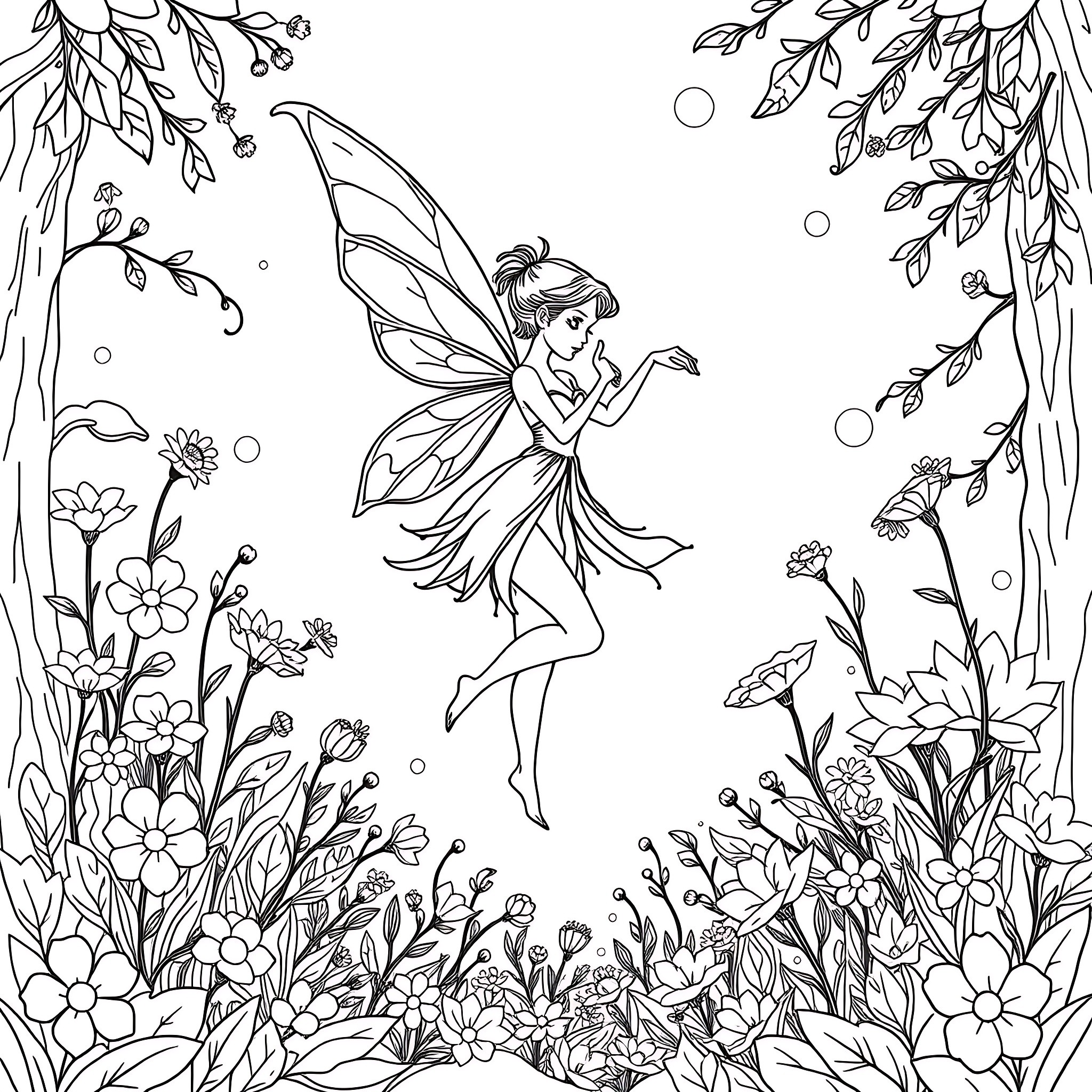 Best Fae Coloring Pages (Free Printable PDF)