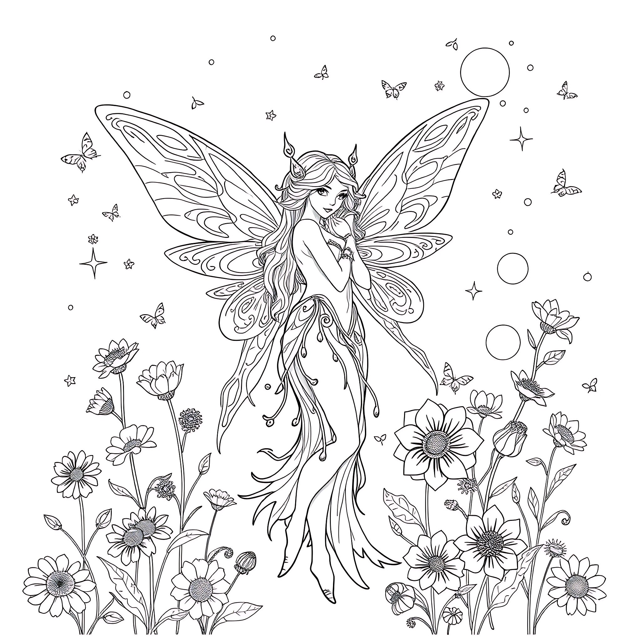 Best Fae Coloring Pages (Free Printable PDF)