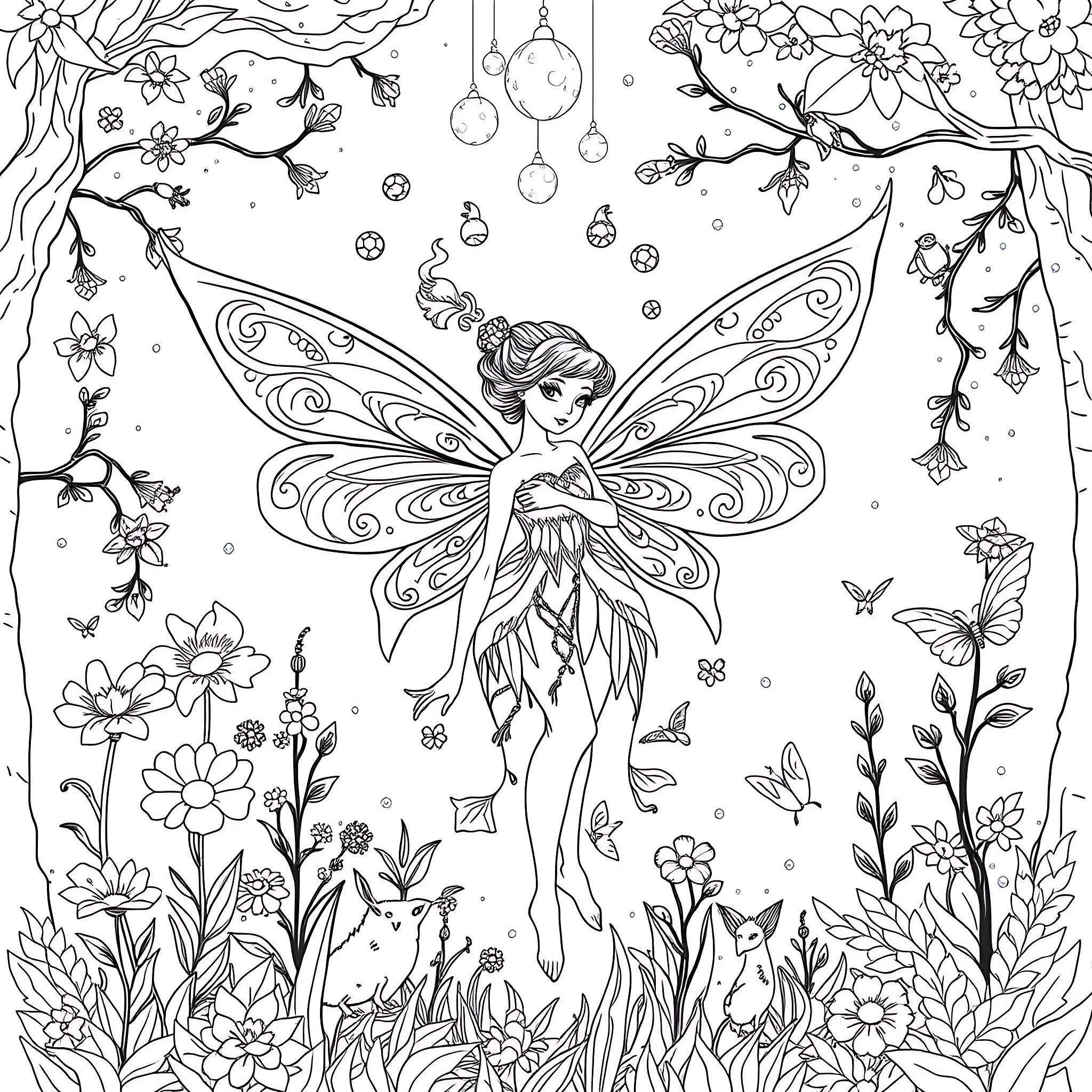 Best Fae Coloring Pages (Free Printable PDF)