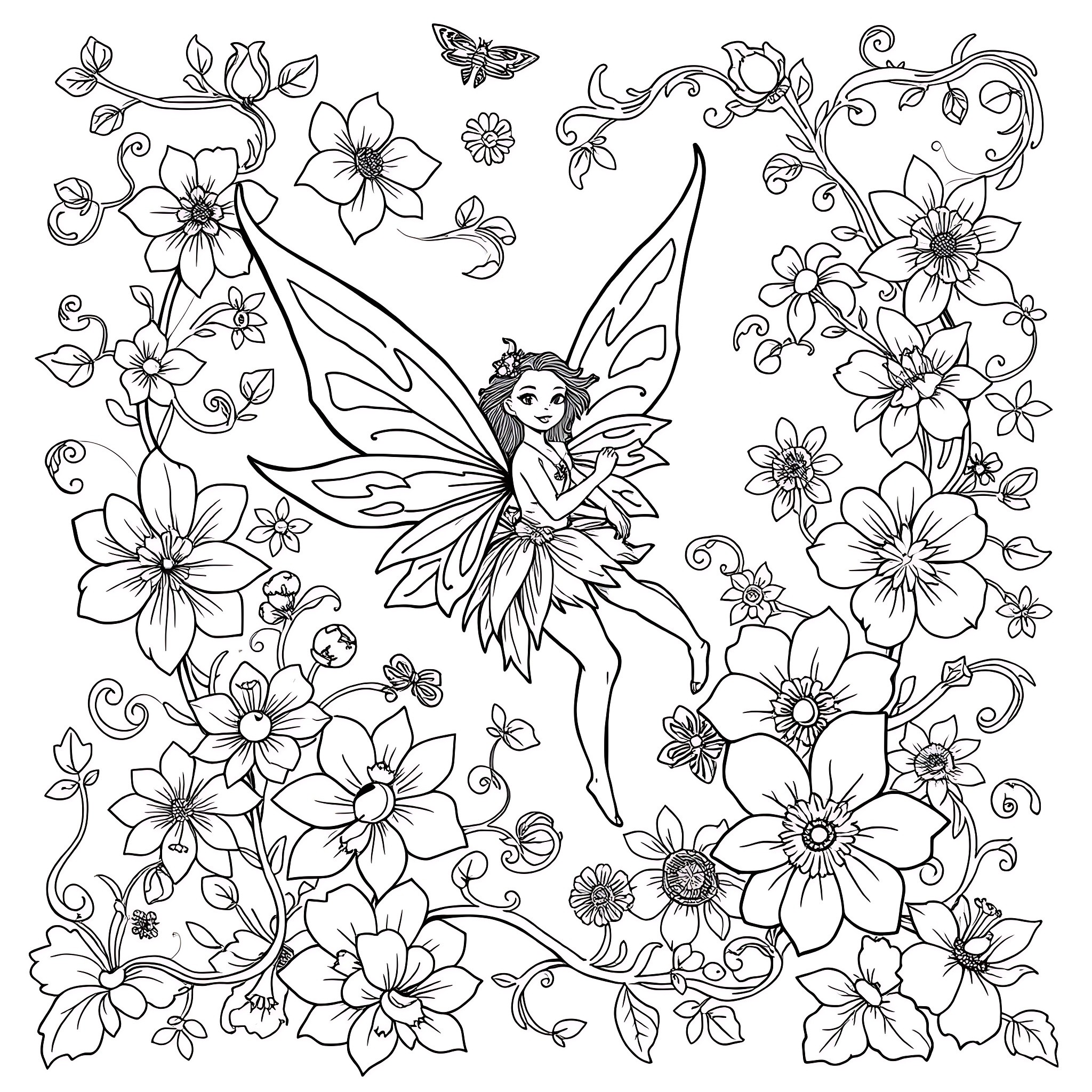 Best Fae Coloring Pages (Free Printable PDF)