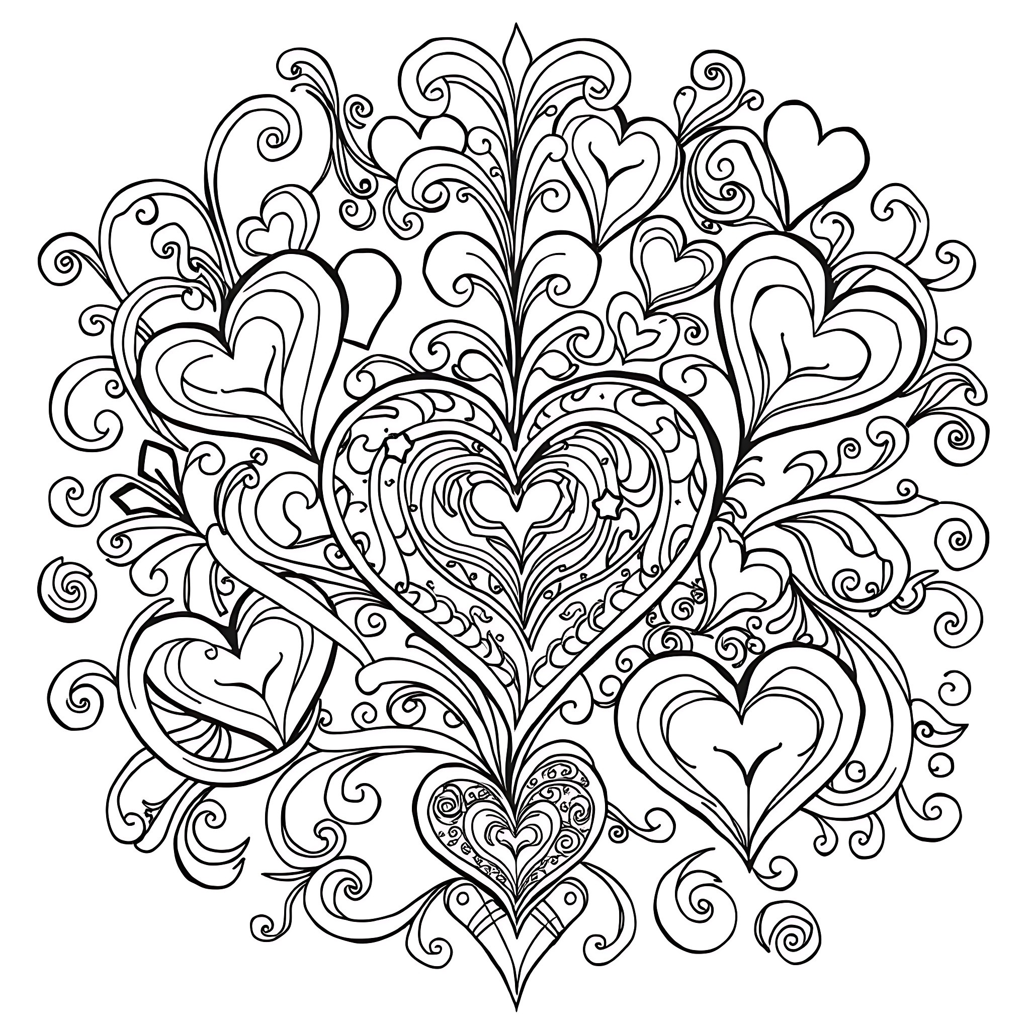 12 Best Love Coloring Pages (Free Printable PDFs)