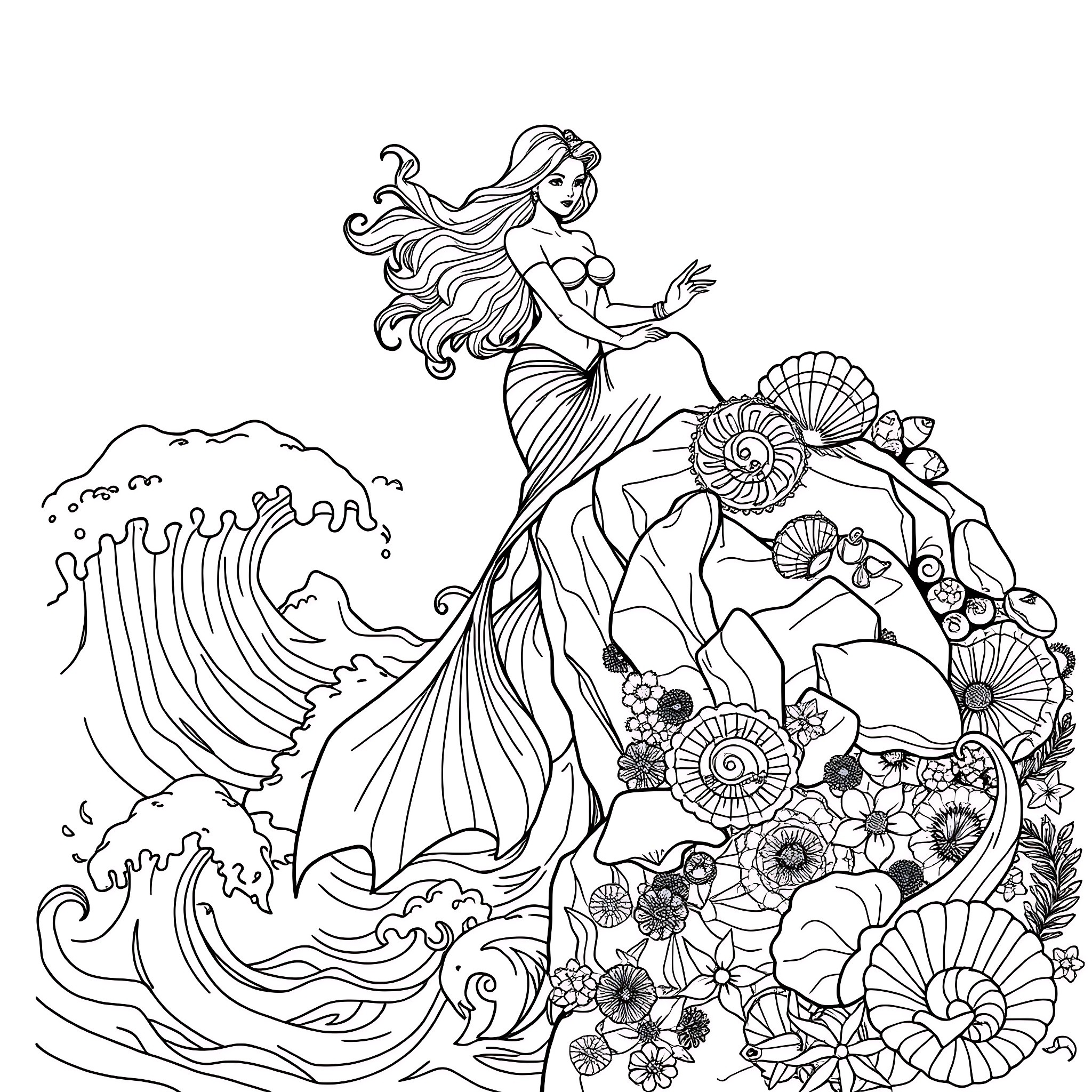 Best Siren Coloring Pages (Free Printable PDF)