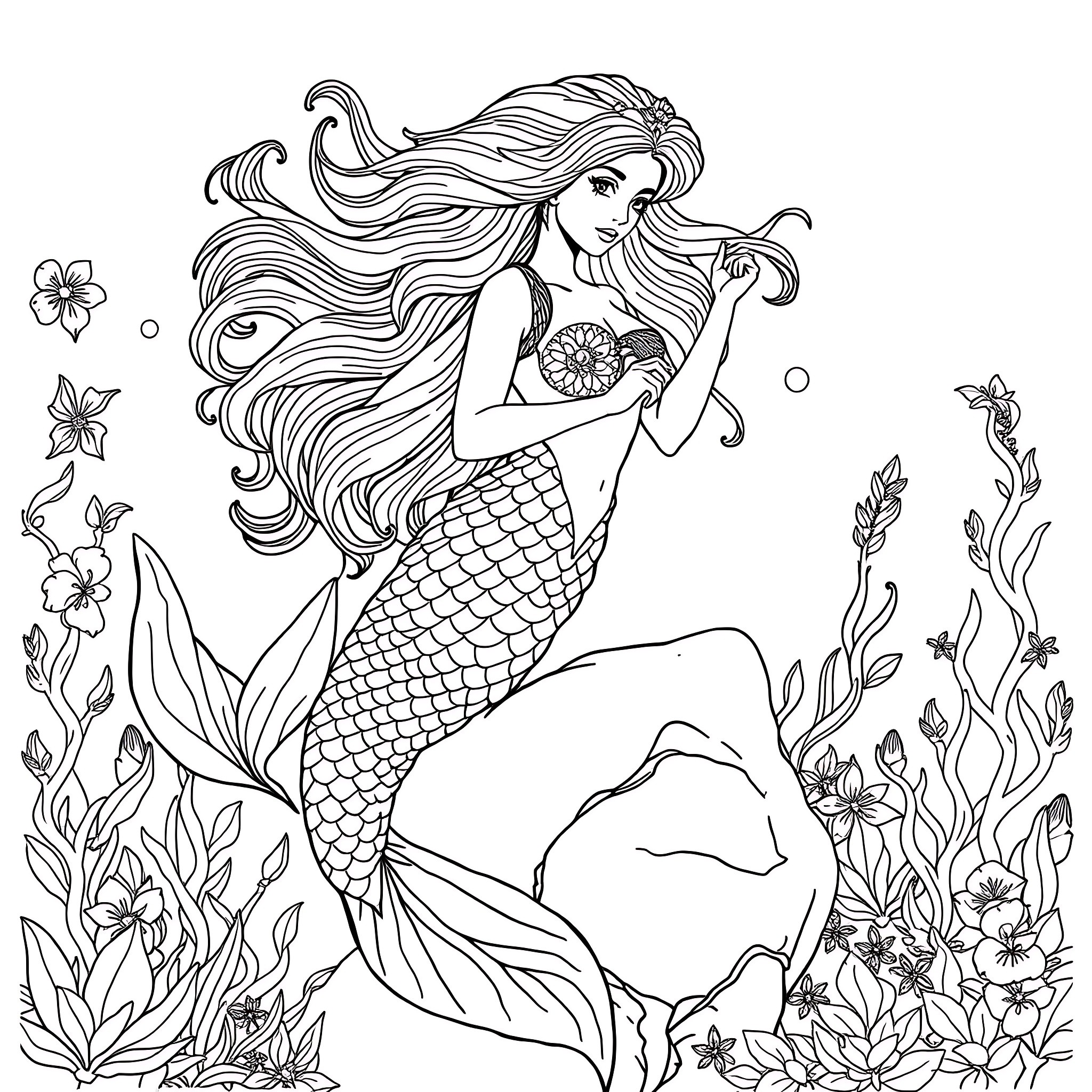Best Siren Coloring Pages (Free Printable PDF)