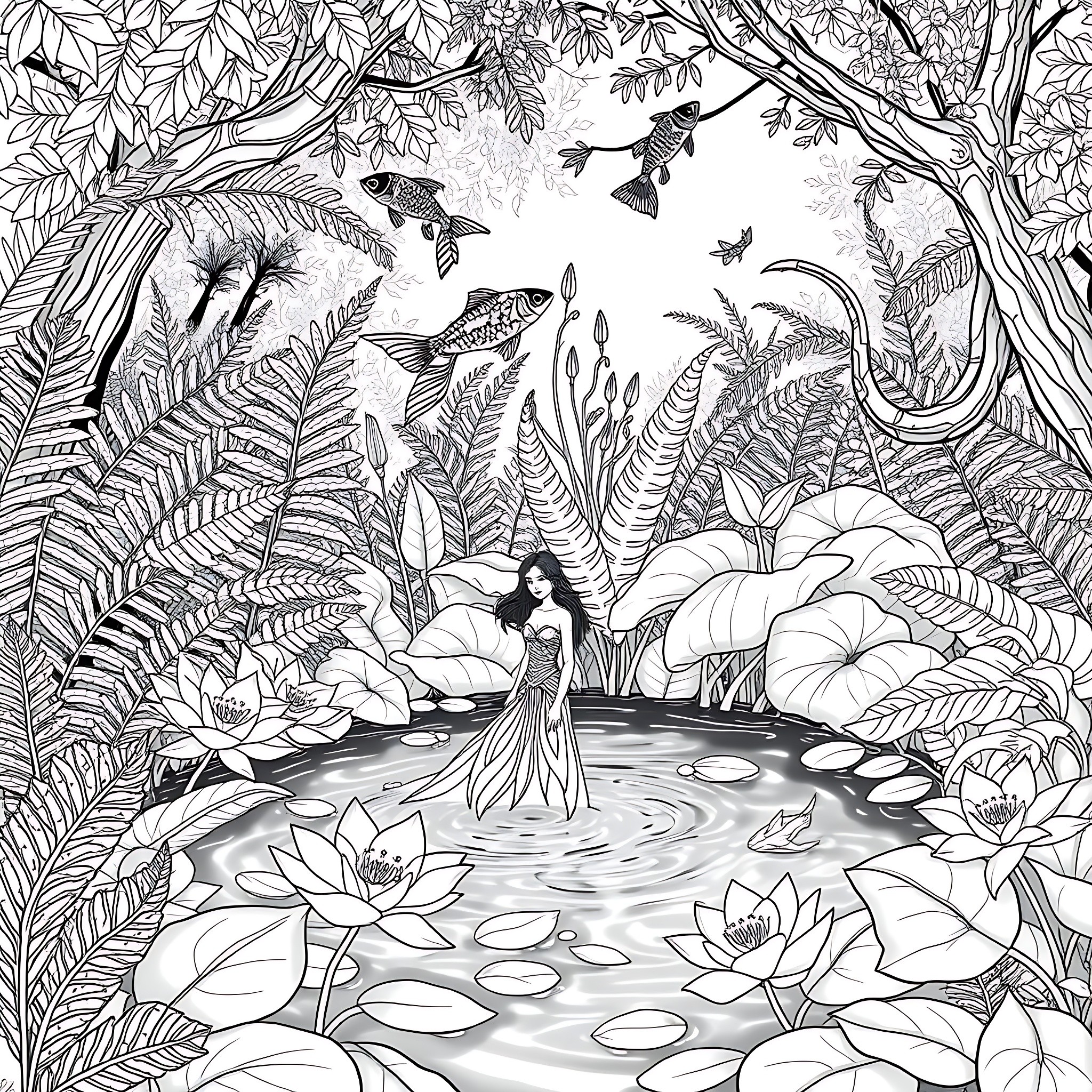 42 Best Naiad Coloring Pages (Free Printable PDFs)