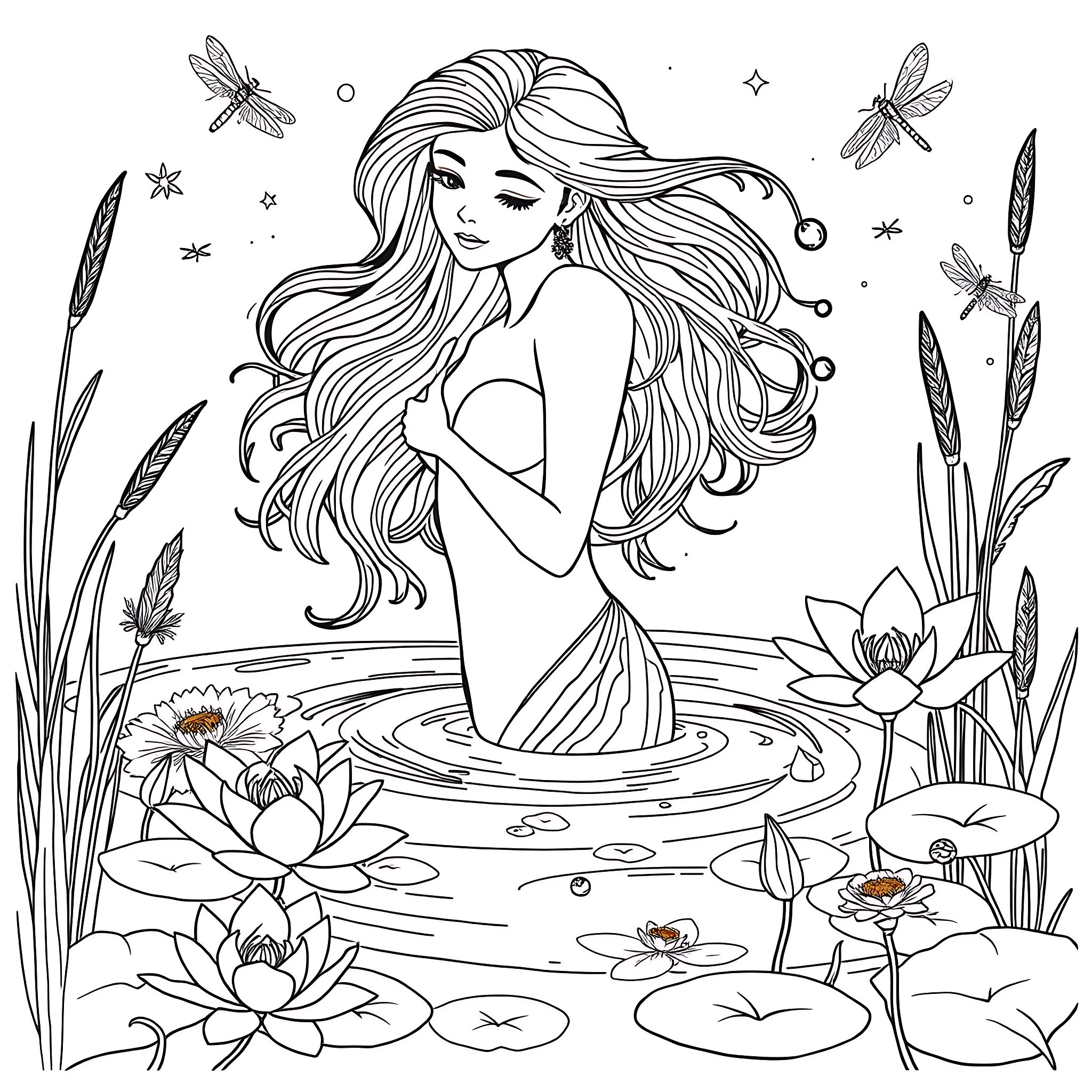 42 Best Naiad Coloring Pages (Free Printable PDFs)