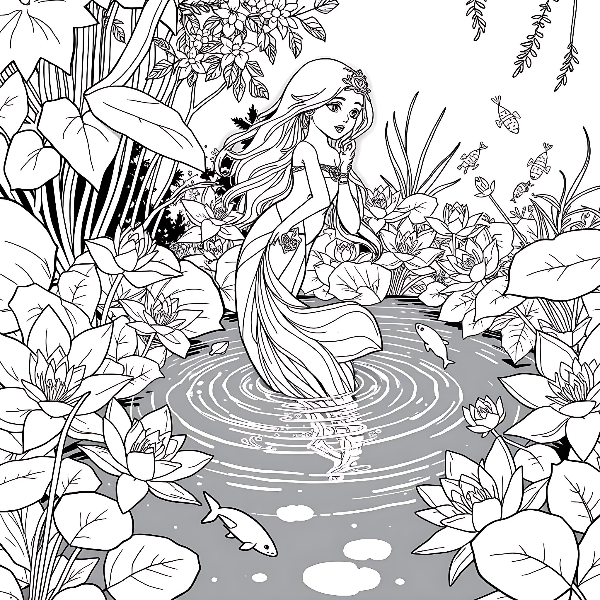 42 Best Naiad Coloring Pages (Free Printable PDFs)