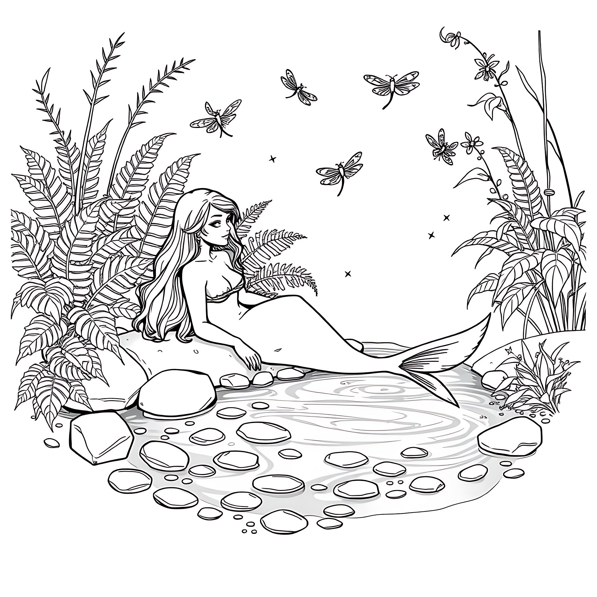 42 Best Naiad Coloring Pages (Free Printable PDFs)