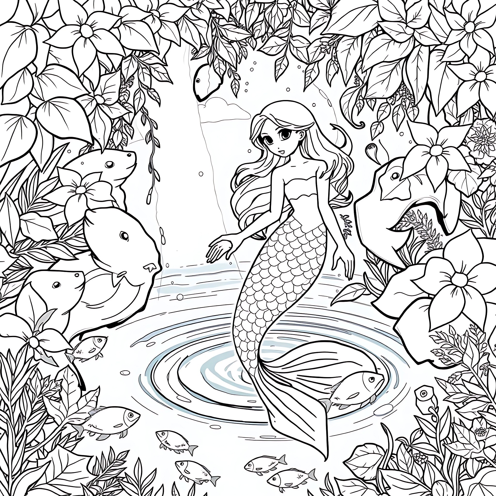 Best Naiad Coloring Pages (Free Printable PDF)