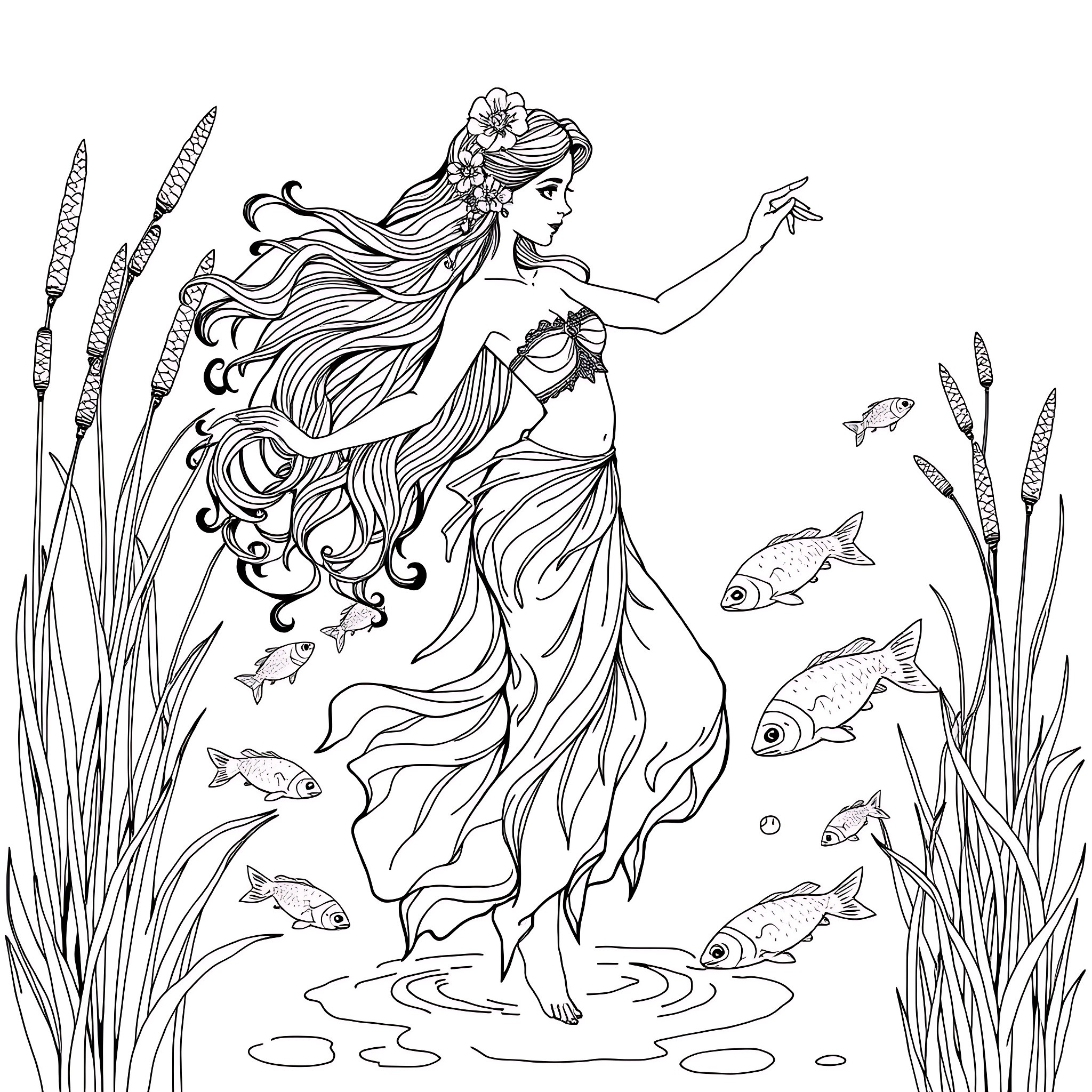 9 Best Nymph Coloring Pages (Free Printable PDFs)