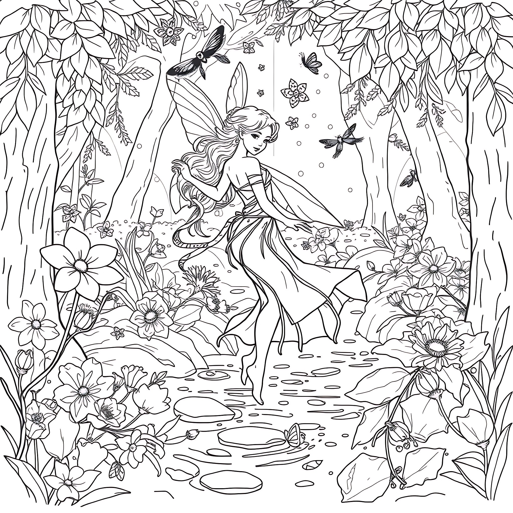 9 Best Nymph Coloring Pages (Free Printable PDFs)