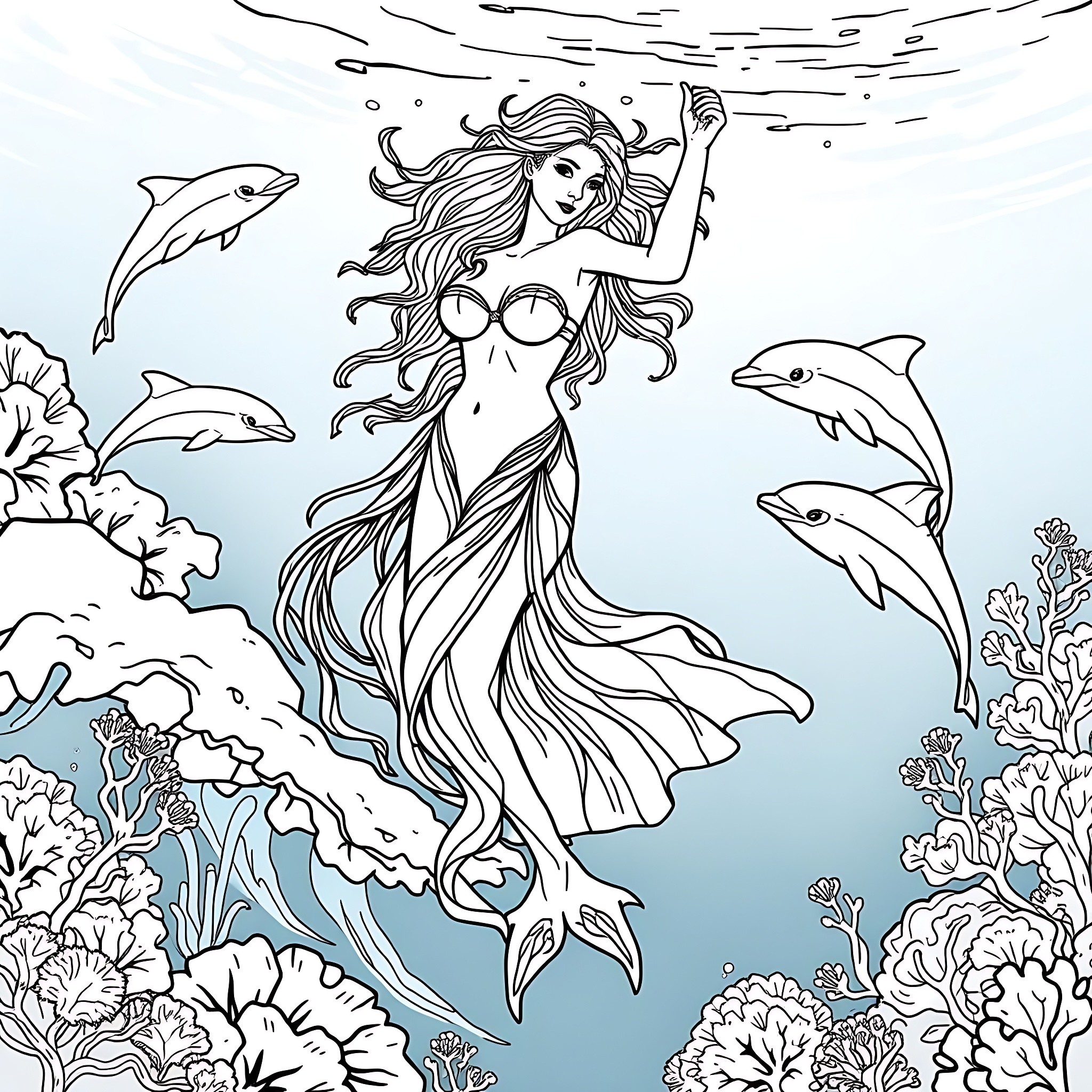 6 Best Nereid Coloring Pages (Free Printable PDFs)