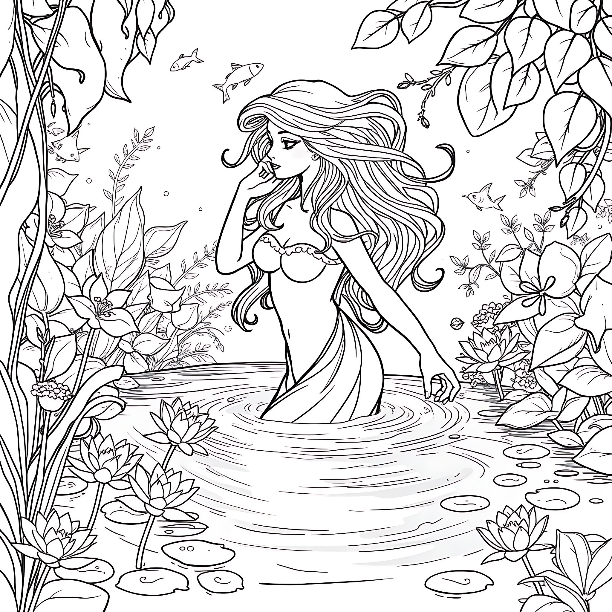 42 Best Naiad Coloring Pages (Free Printable PDFs)