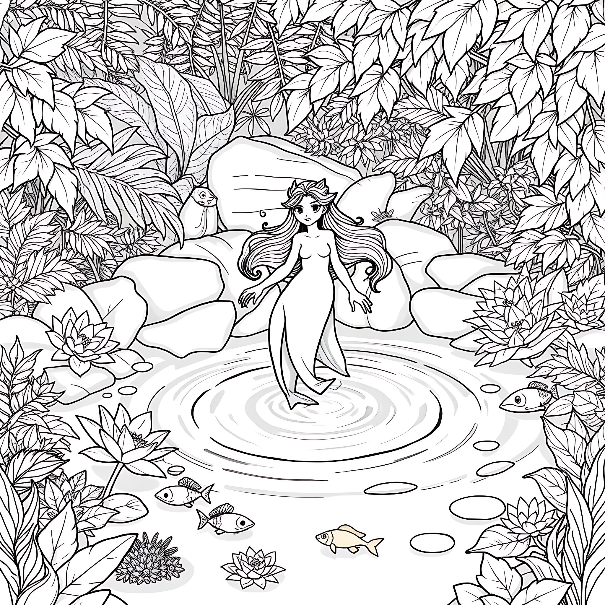 42 Best Naiad Coloring Pages (Free Printable PDFs)
