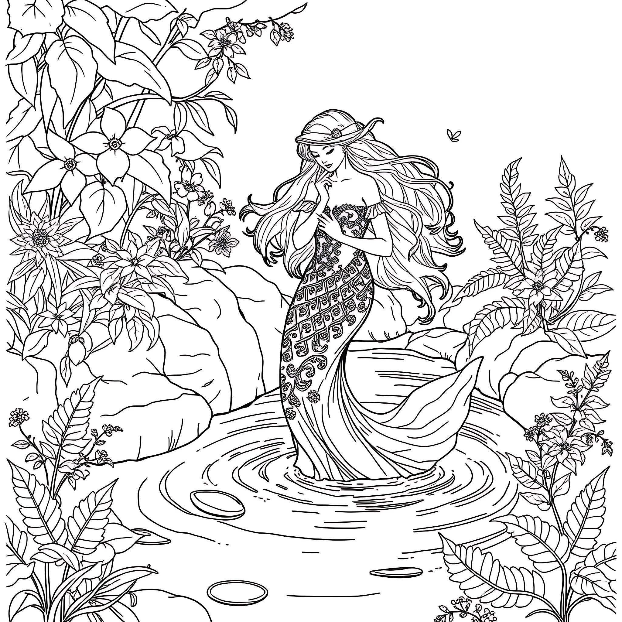 42 Best Naiad Coloring Pages (Free Printable PDFs)