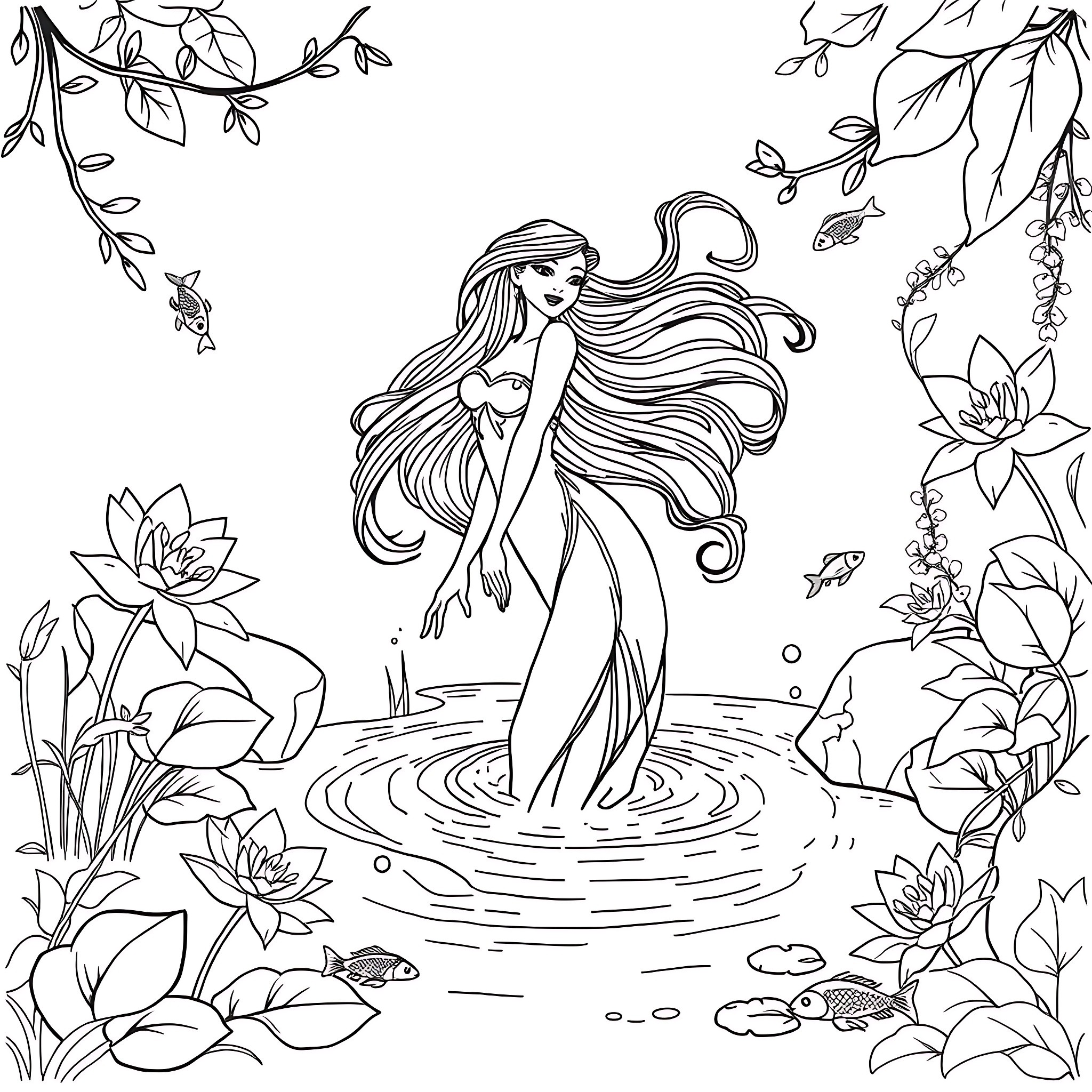 42 Best Naiad Coloring Pages (Free Printable PDFs)