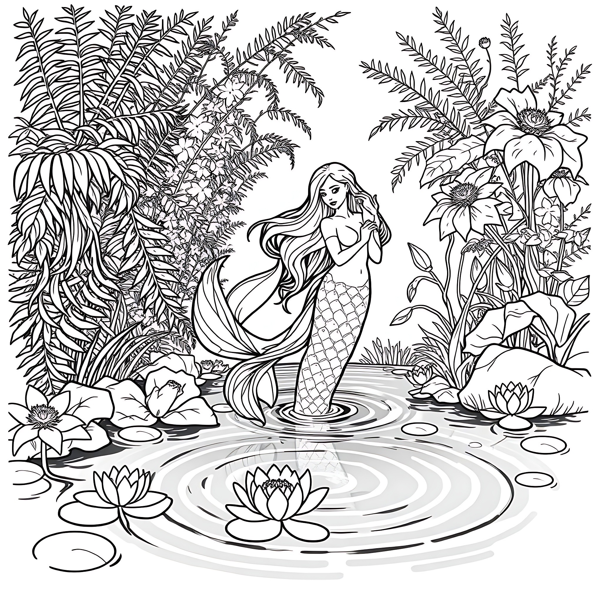 42 Best Naiad Coloring Pages (Free Printable PDFs)