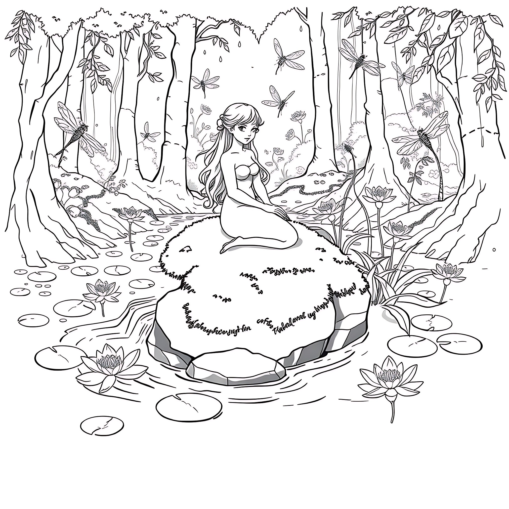 42 Best Naiad Coloring Pages (Free Printable PDFs)