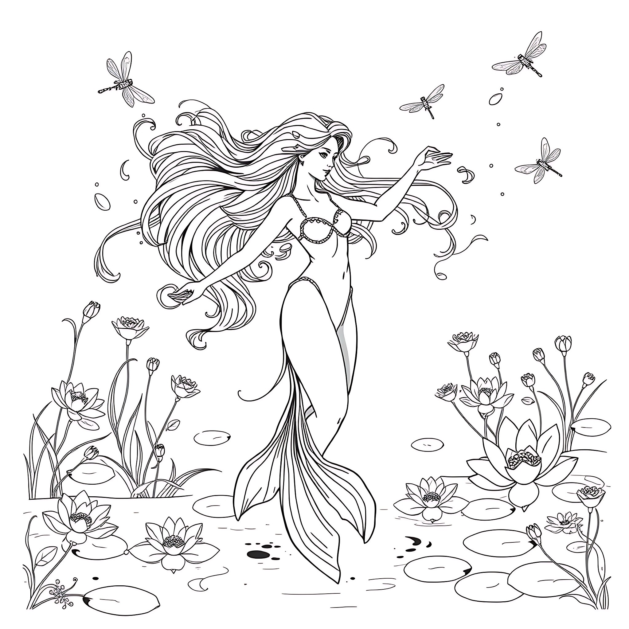 42 Best Naiad Coloring Pages (Free Printable PDFs)