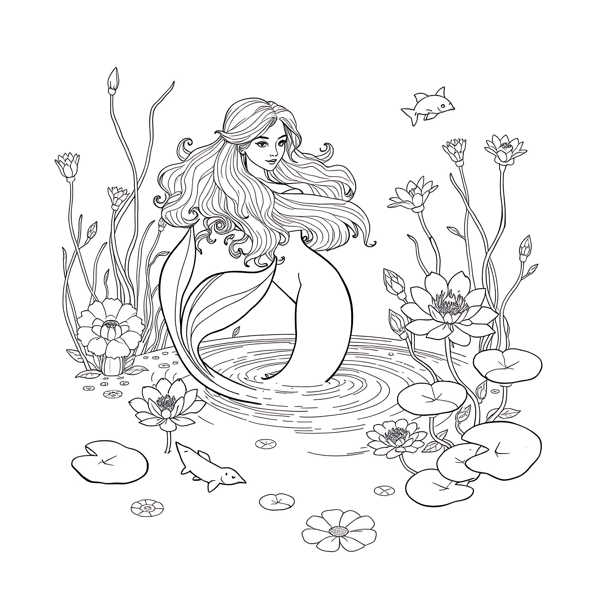 42 Best Naiad Coloring Pages (Free Printable PDFs)