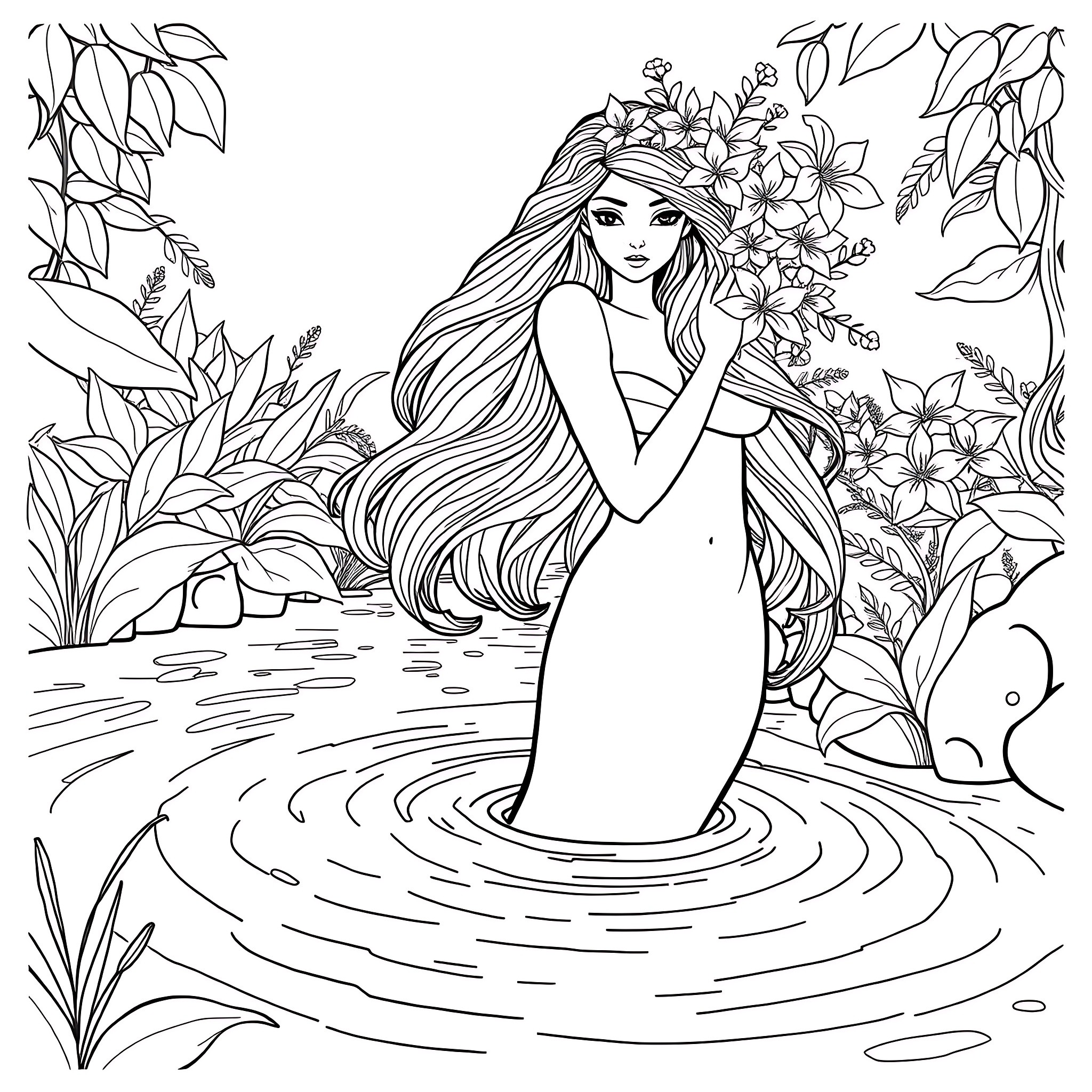 42 Best Naiad Coloring Pages (Free Printable PDFs)