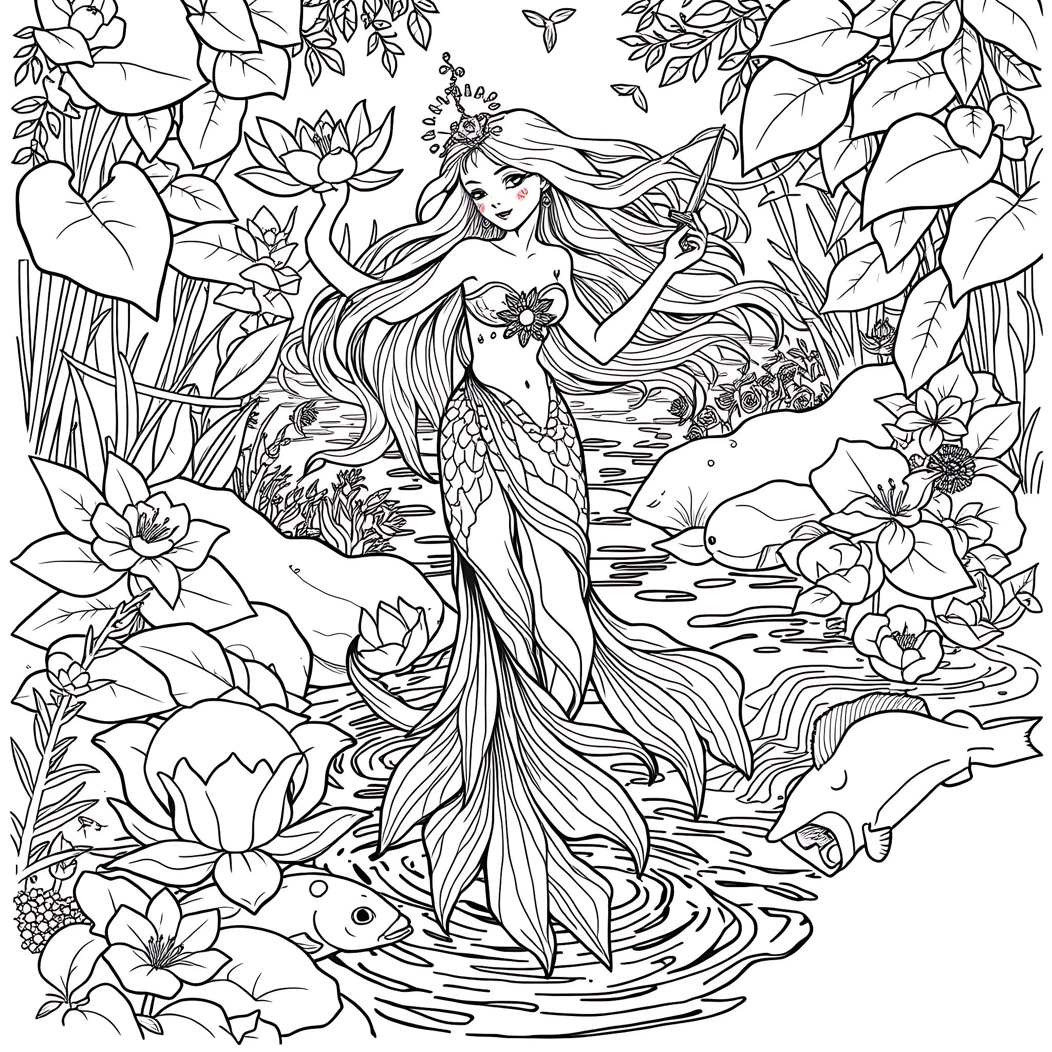 42 Best Naiad Coloring Pages (Free Printable PDFs)