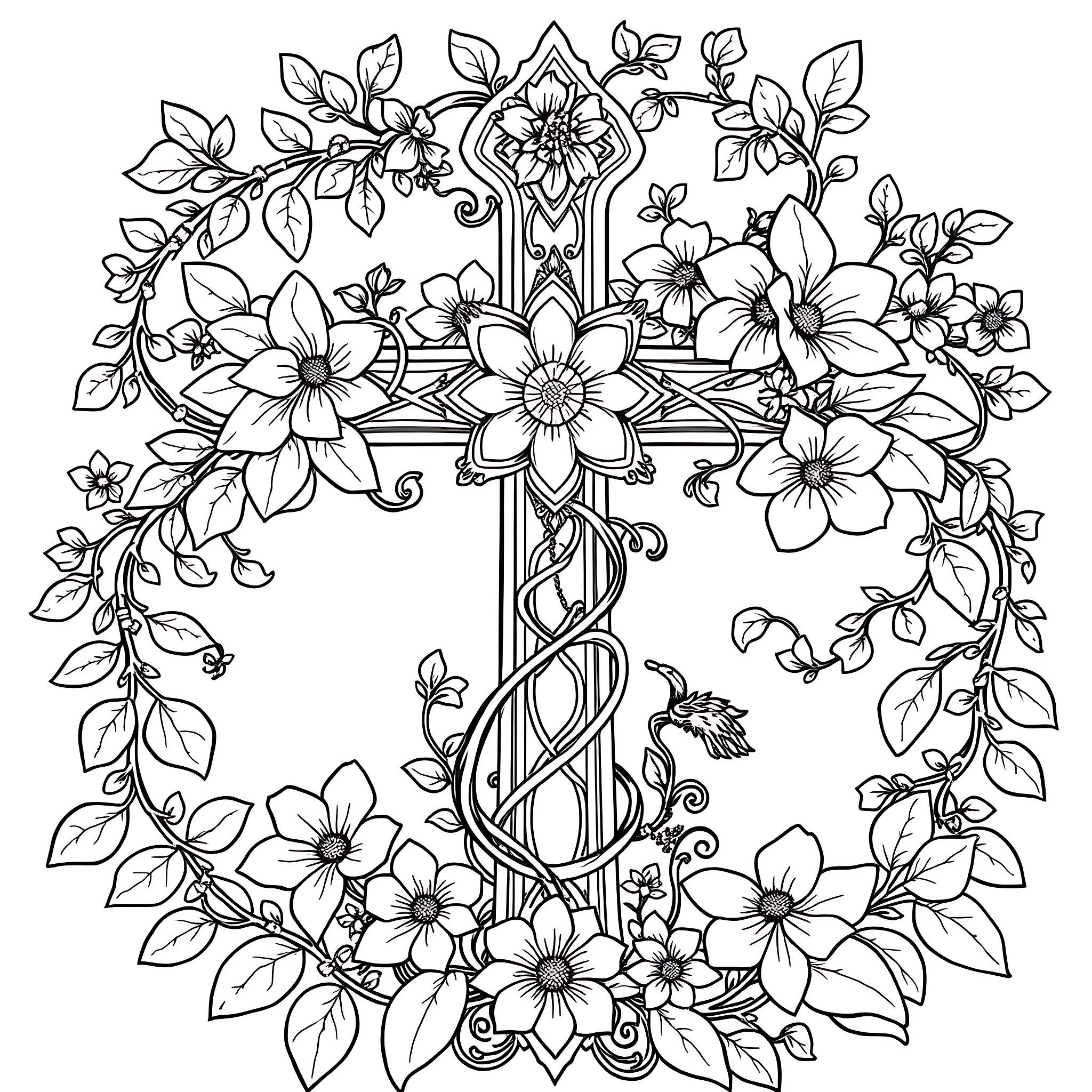 Best Flower Coloring Pages (Free Printable PDF)