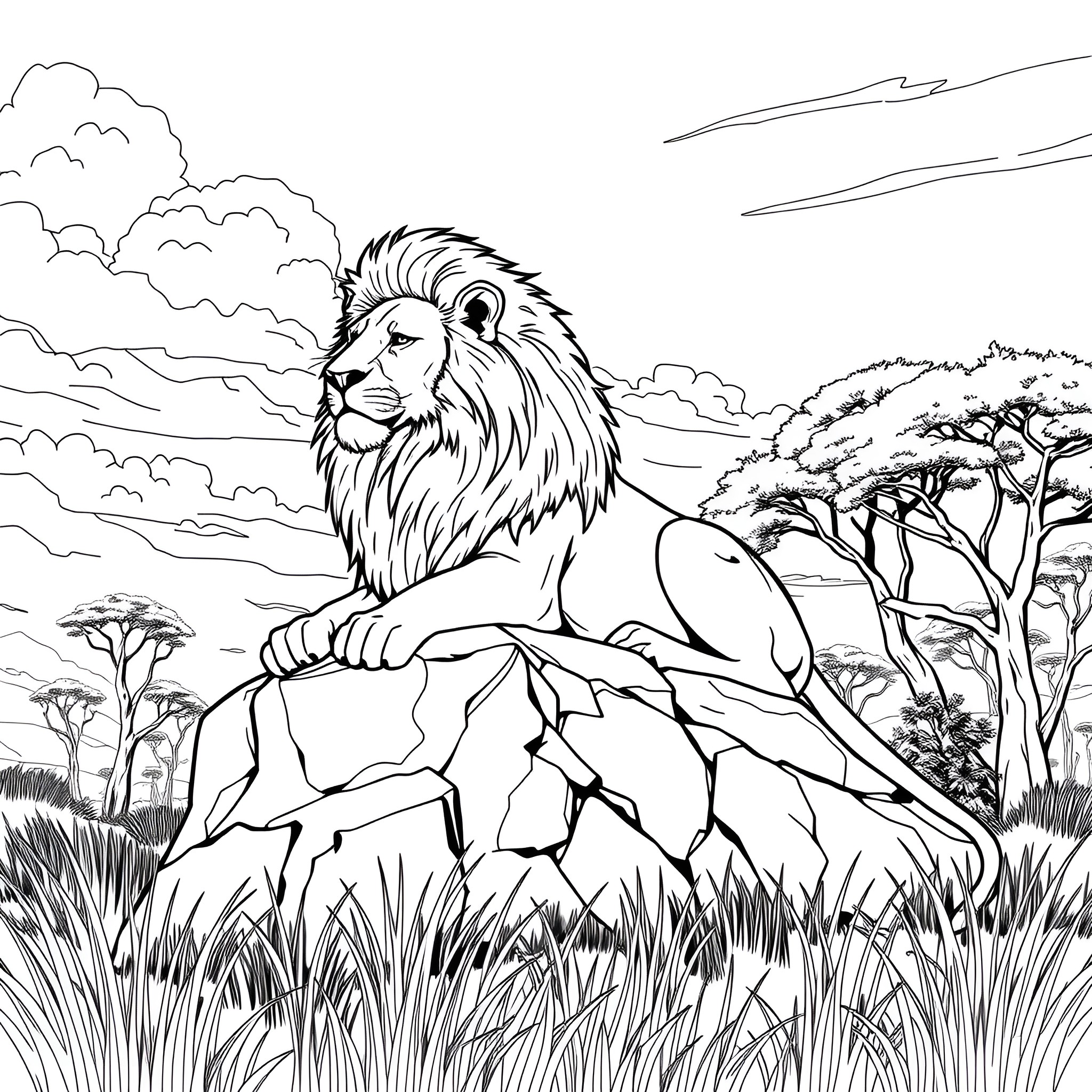 36 Best Lion Coloring Pages (Free Printable PDFs)