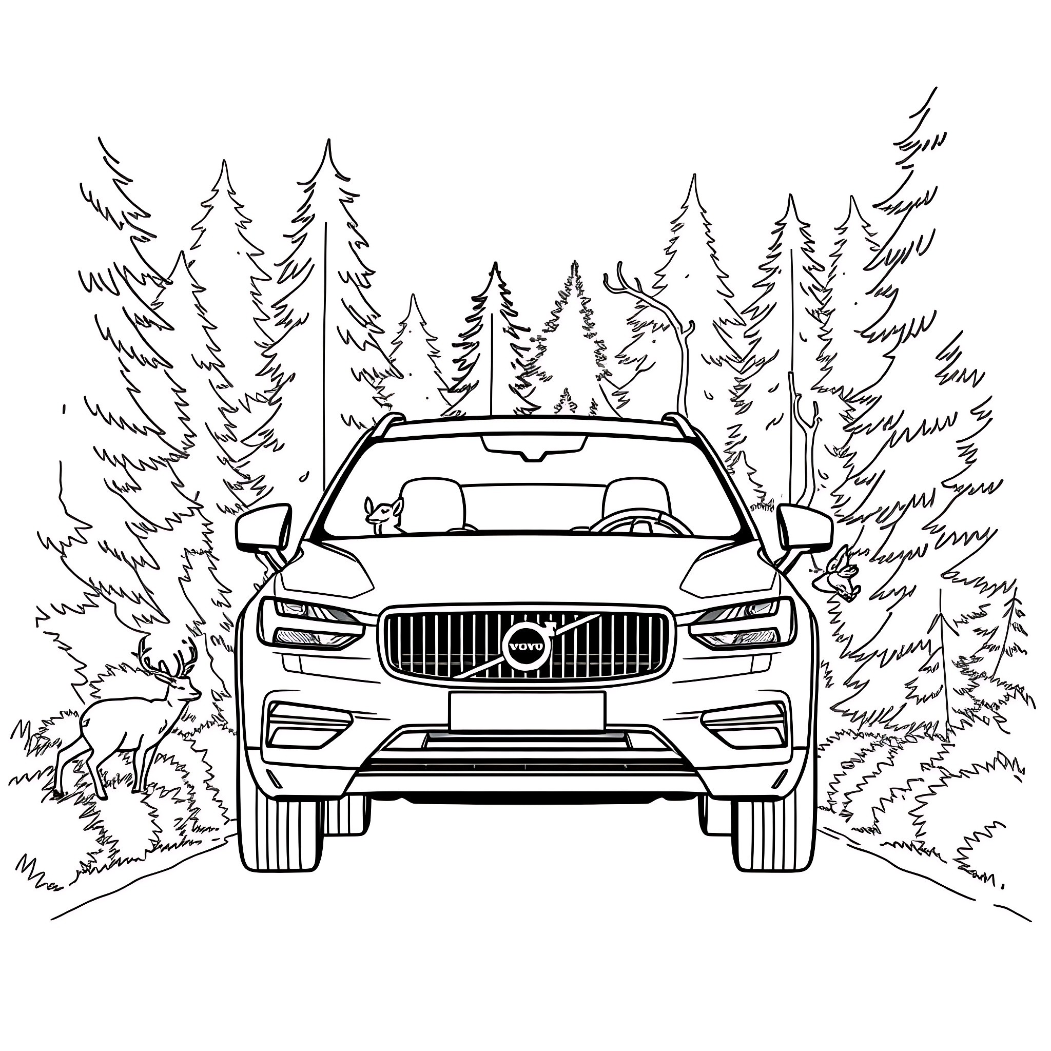 Best Volvo Car Coloring Pages (Free Printable PDF)