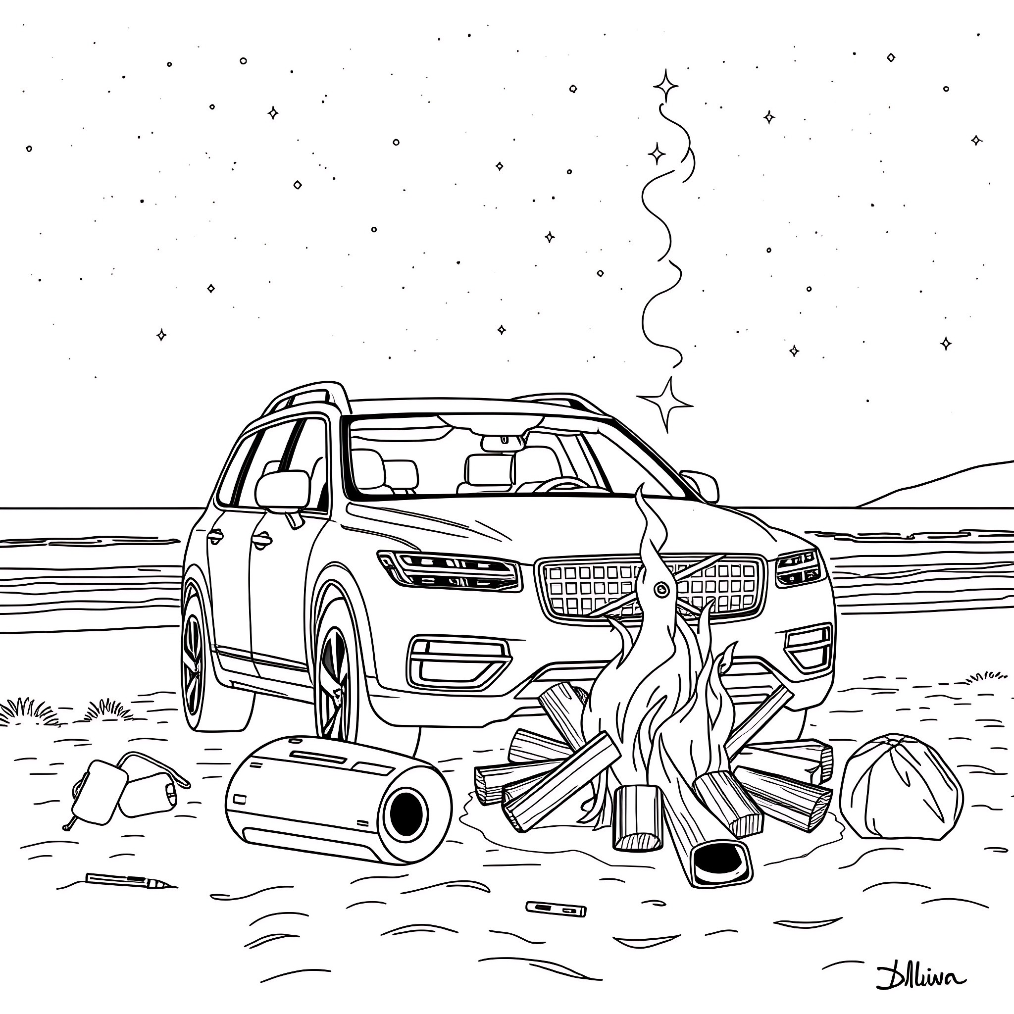 Best Volvo Car Coloring Pages (Free Printable PDF)