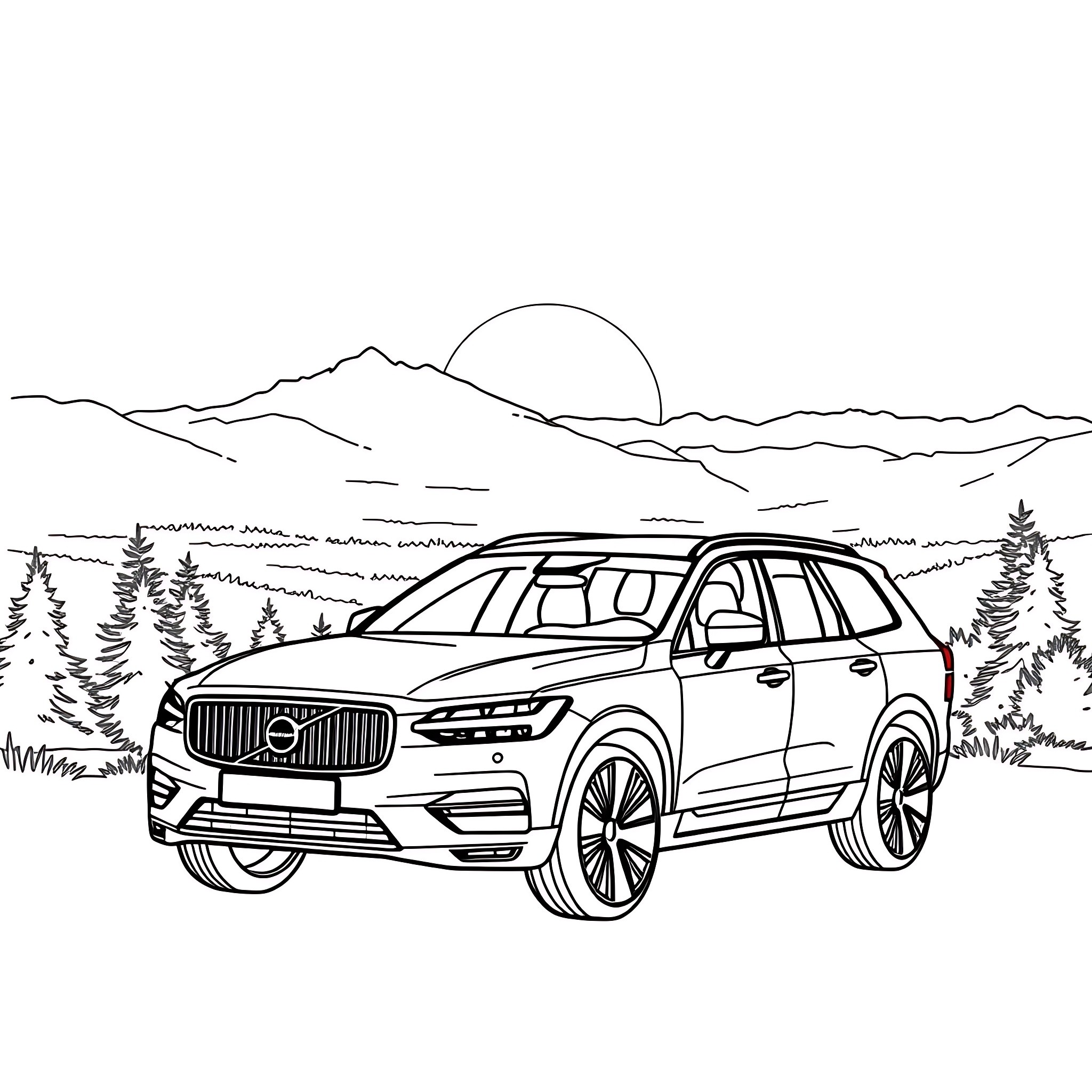 Best Volvo Car Coloring Pages (Free Printable PDF)