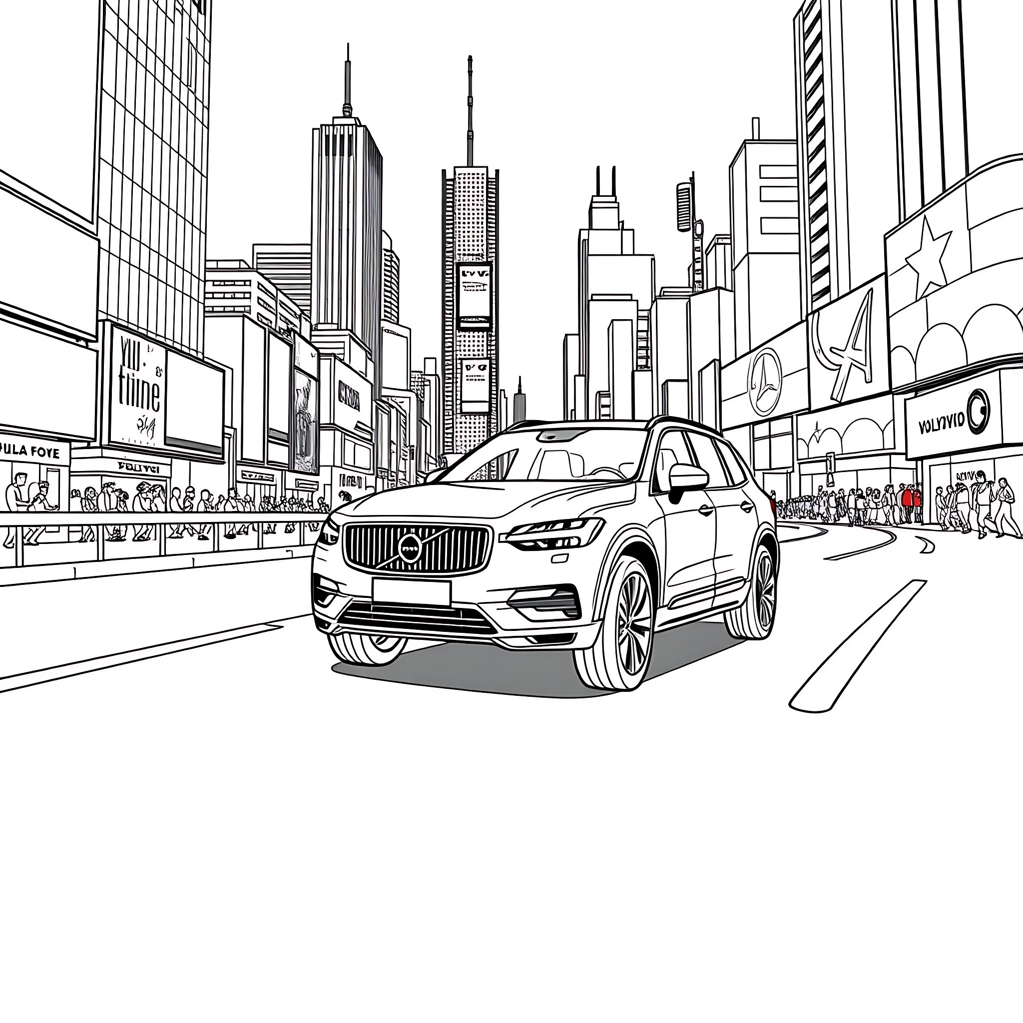 Best Volvo Car Coloring Pages (Free Printable PDF)